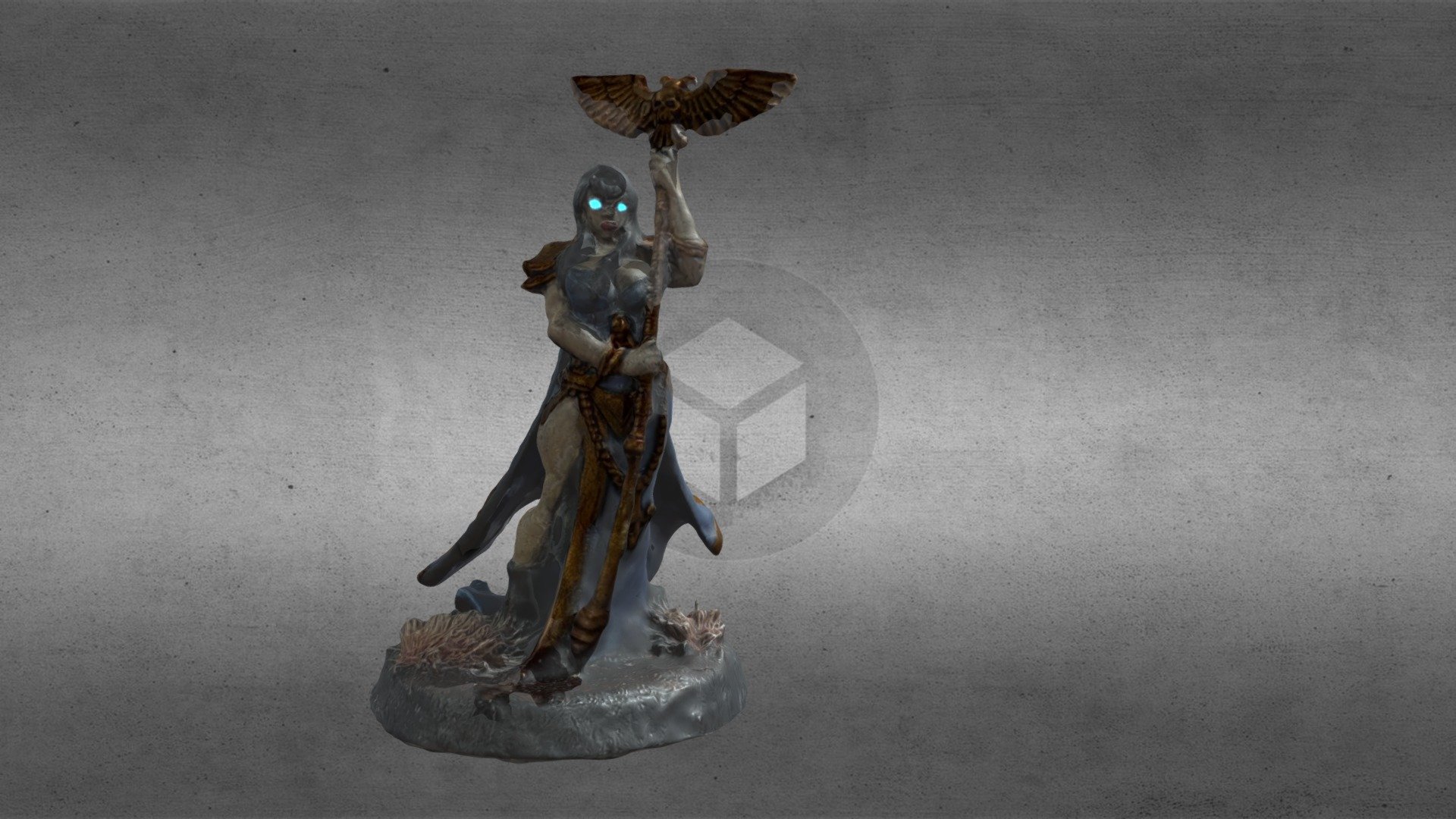 Sanctioned Psyker - 3D model by Volcanic Forge Miniatures ...