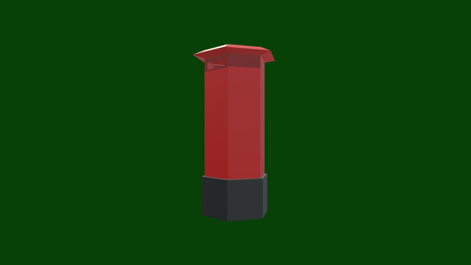 Low Poly Post Box - 3D model by Jemima (@ghoulatte) [a4bf6d8] - Sketchfab