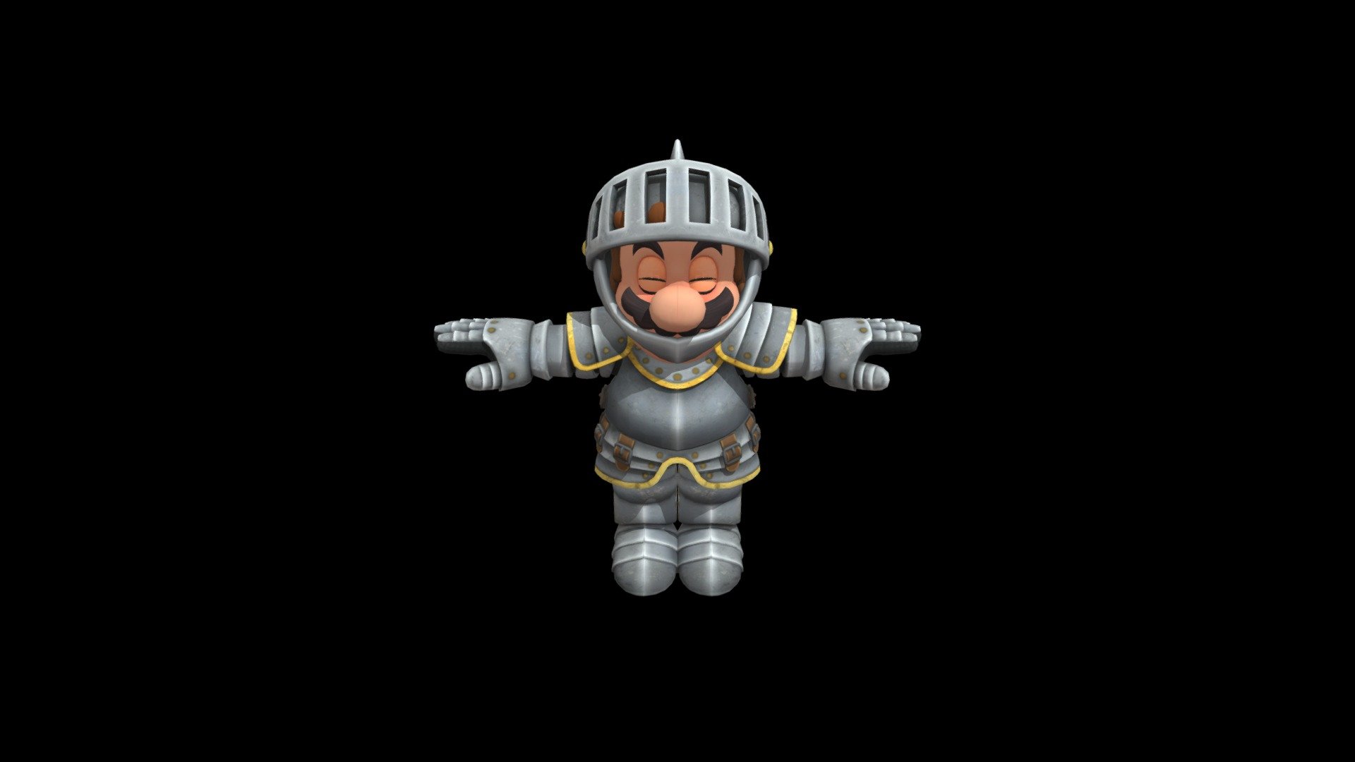 Nintendo Switch - Super Mario Odyssey - Mario Kn - 3D model by ...