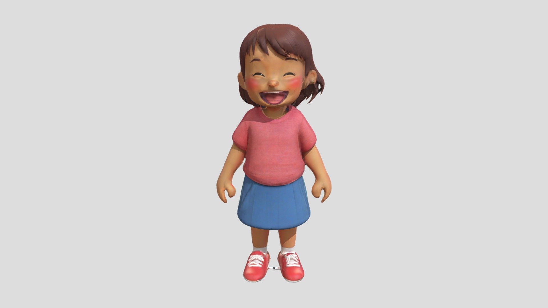 Joyful Animation Character - Download Free 3D model by Giovanni.Queen ...