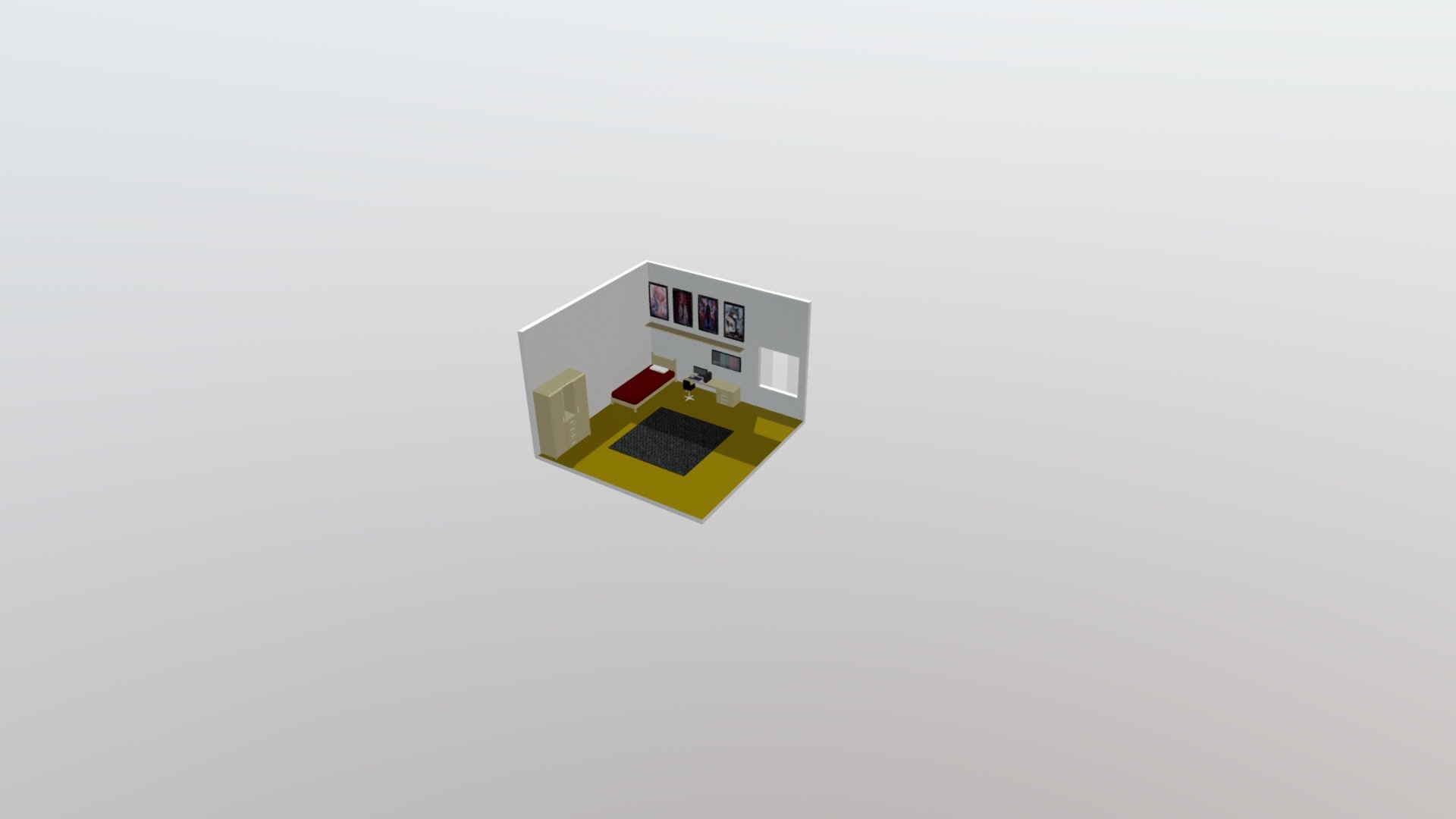 Comodo quarto - Download Free 3D model by CarlosEdu1234 [a4c1256 ...