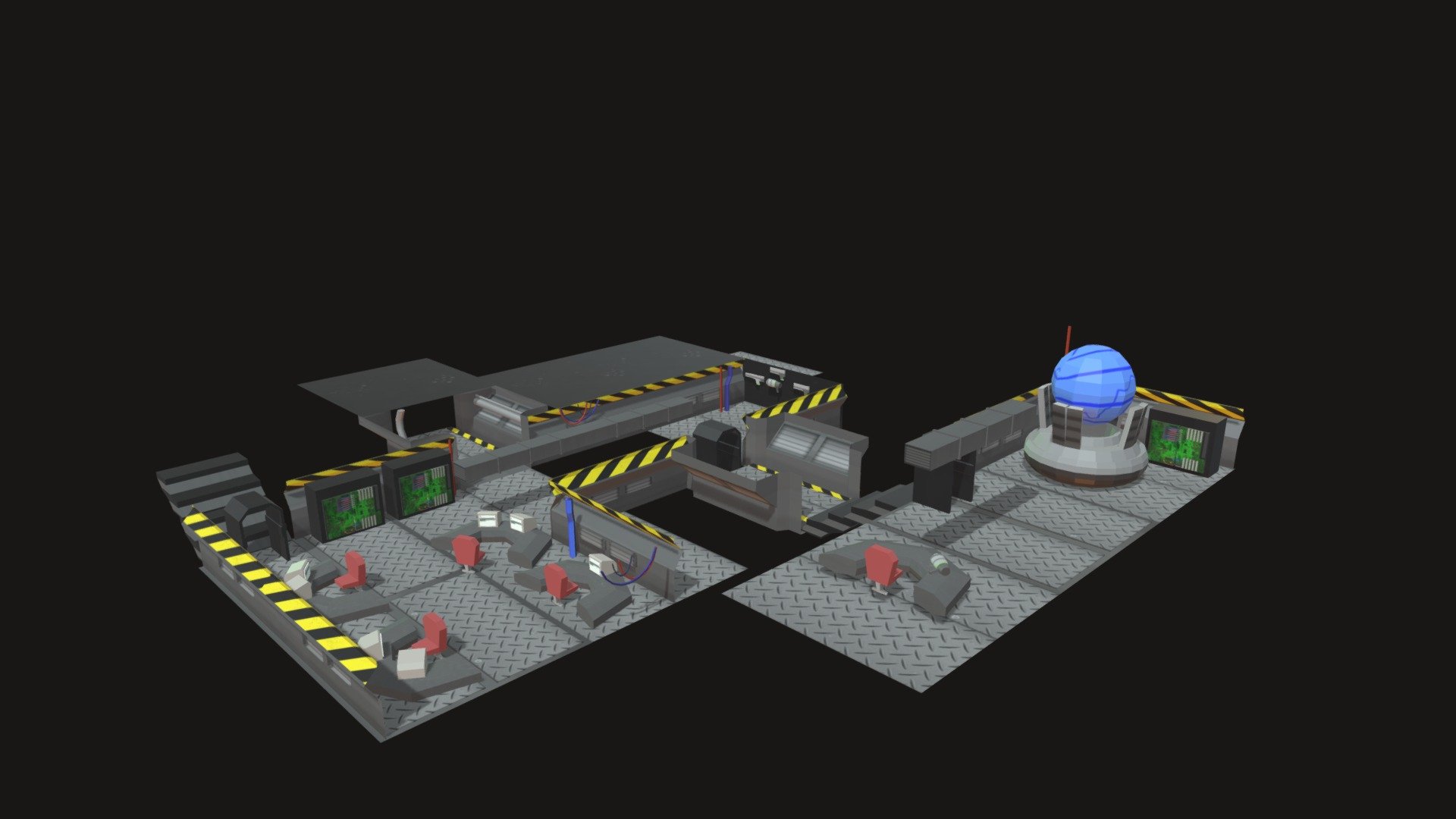 Sci-FI Government Bunker for Uni - 3D model by red_dye40 (@zer023 ...