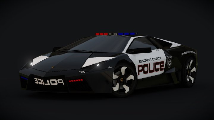 Police-car 3D models - Sketchfab