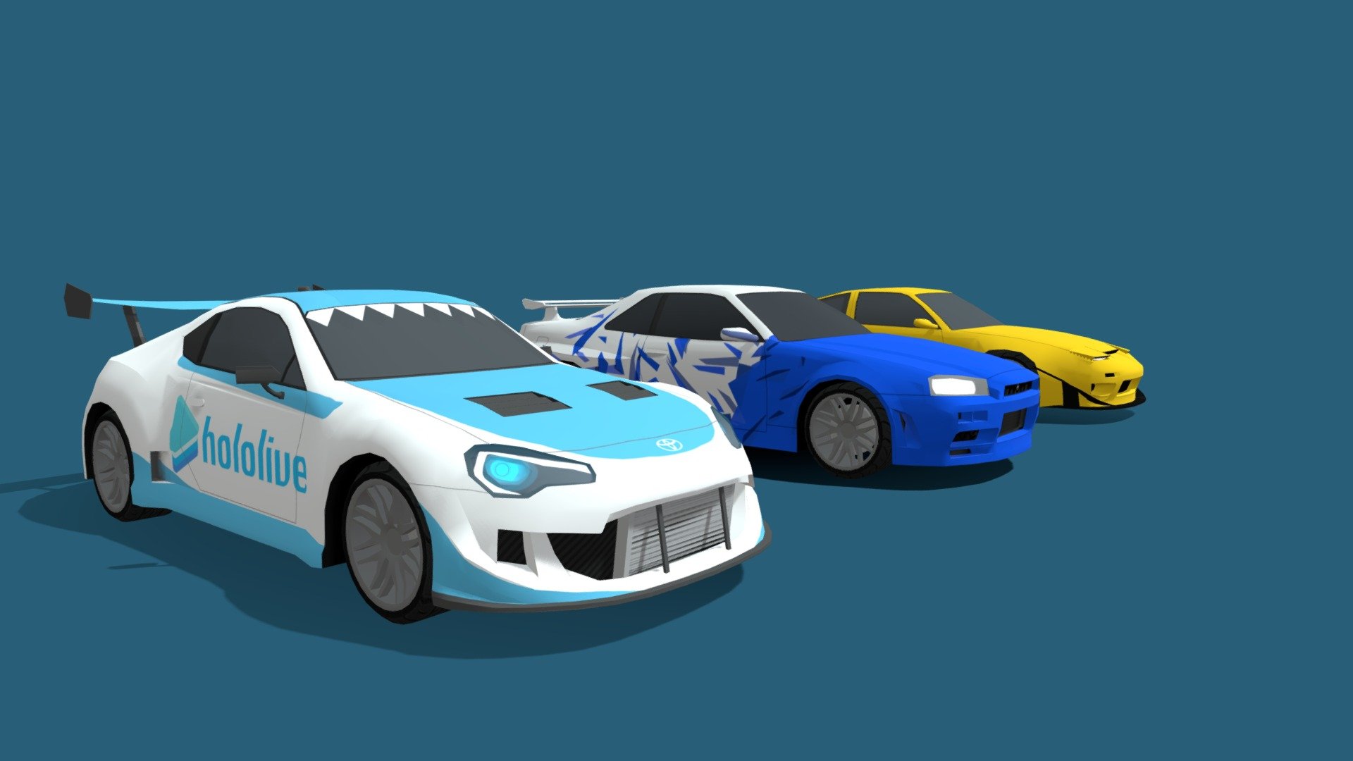 BOX3 Racers Cars - 3D model by Warner Boonstra (@RacoonTrash) [a4c453e ...