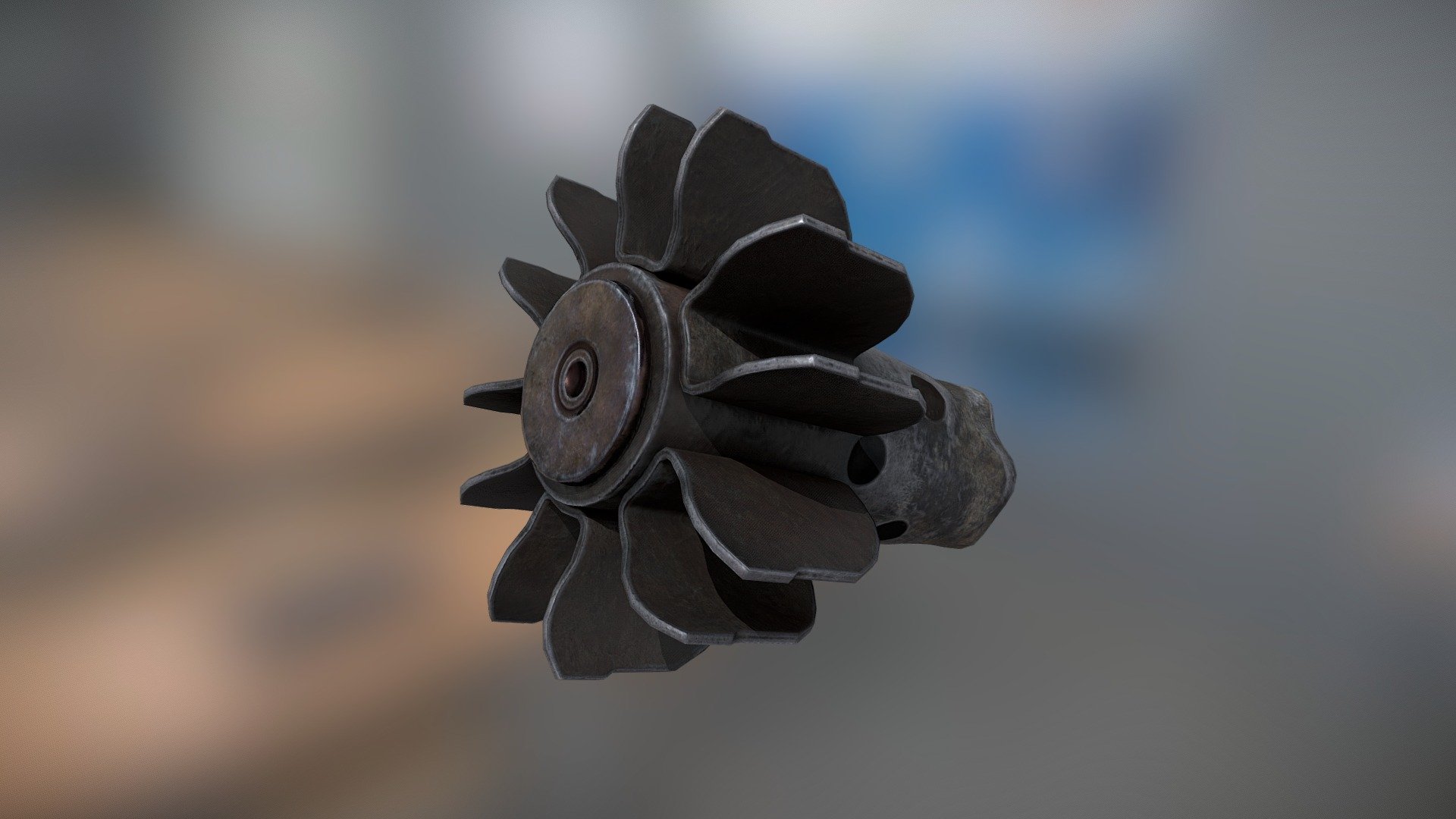 Mine Fragment - 3D model by Grishmanovskij Anton (@GrishmanovskijAnton ...