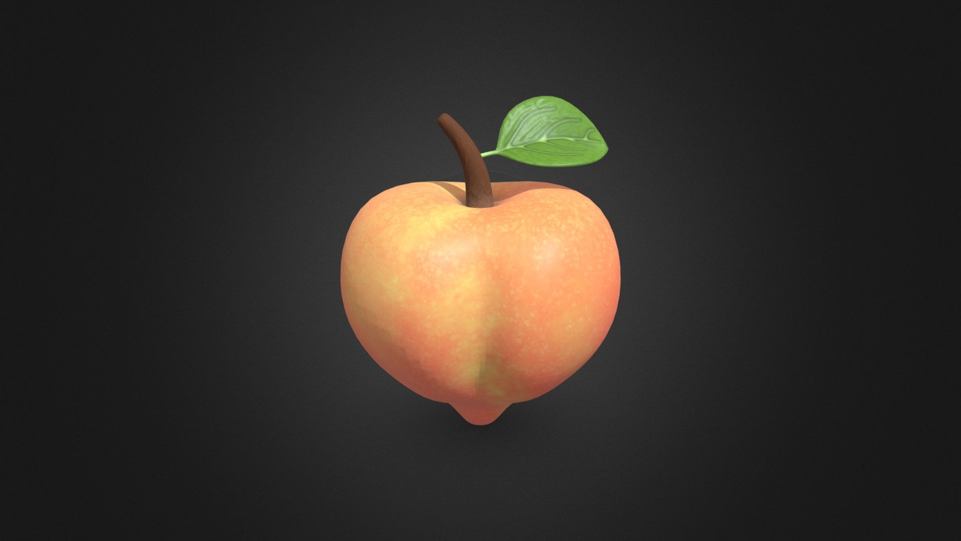 Stylized Peach - Buy Royalty Free 3D model by Bacontaco [a4c5fad ...