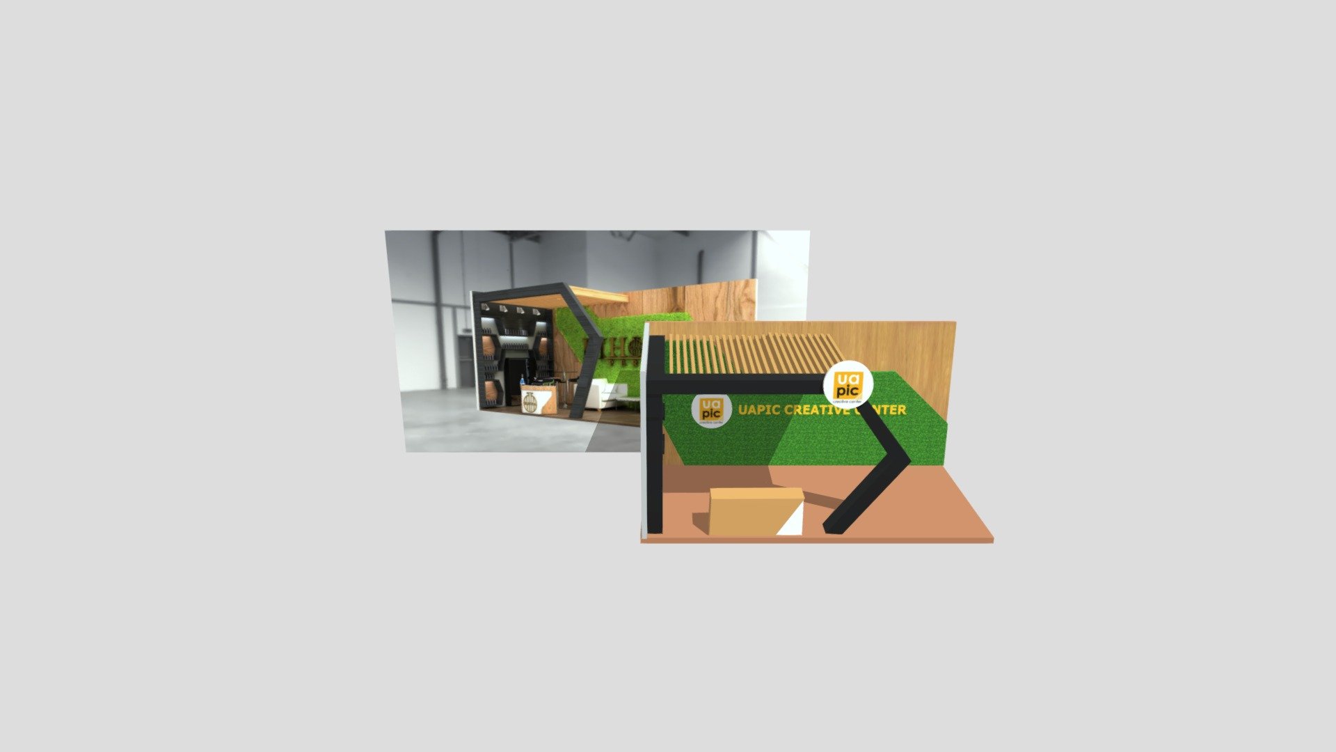 booth_design_1_uapic (1) - 3D model by brainabdi [a4c656d] - Sketchfab