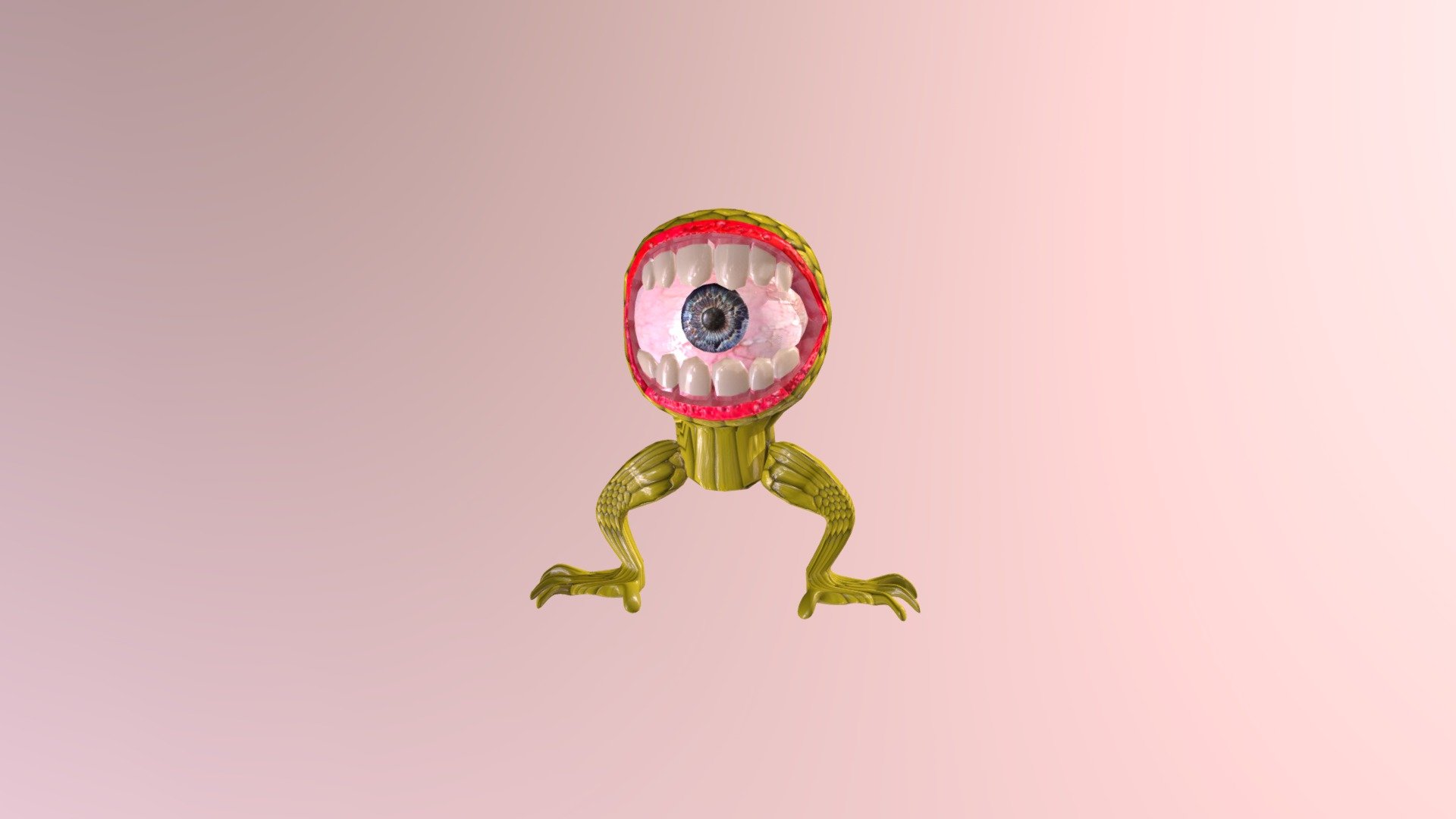 Eyeball Guy - 3D model by chris.conard [a4c75f3] - Sketchfab