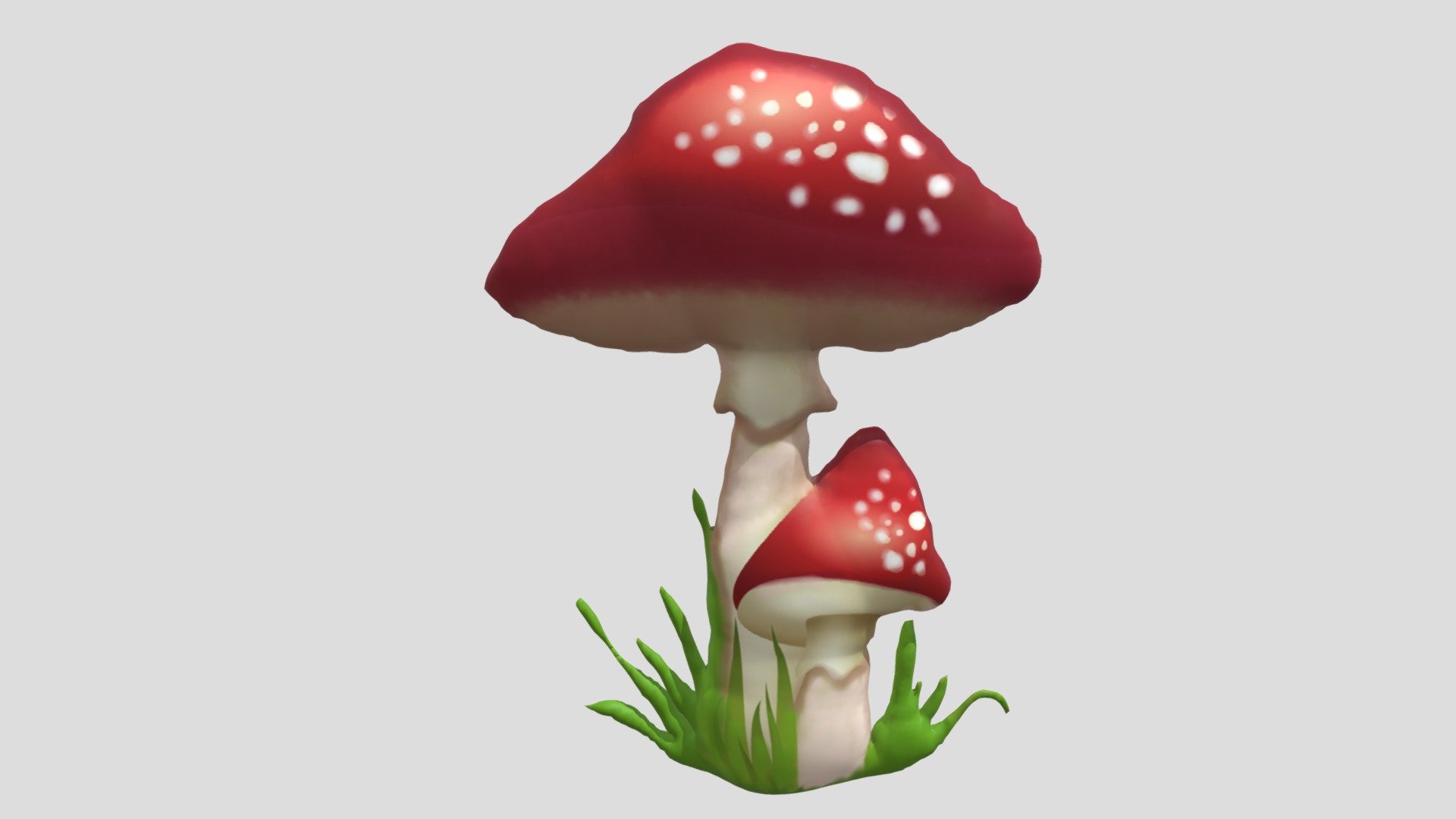 Jamur (Mushroom) - Download Free 3D model by Astari28 [a4c9495] - Sketchfab