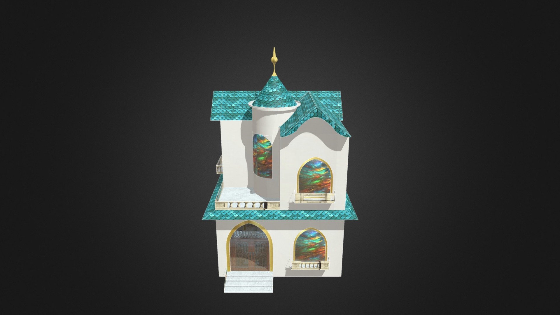 Princess Cottage - Download Free 3D model by shirlanne [a4c9e5f ...
