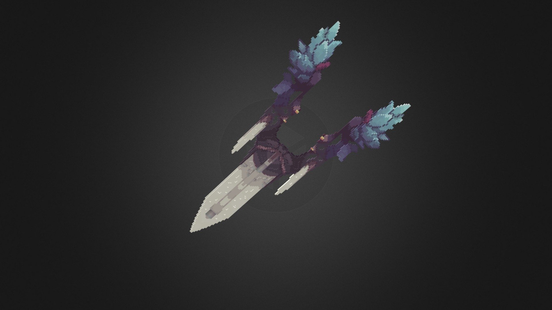 Blue Wing Dagger - 3D model by Lix3nn [a4ca3f7] - Sketchfab