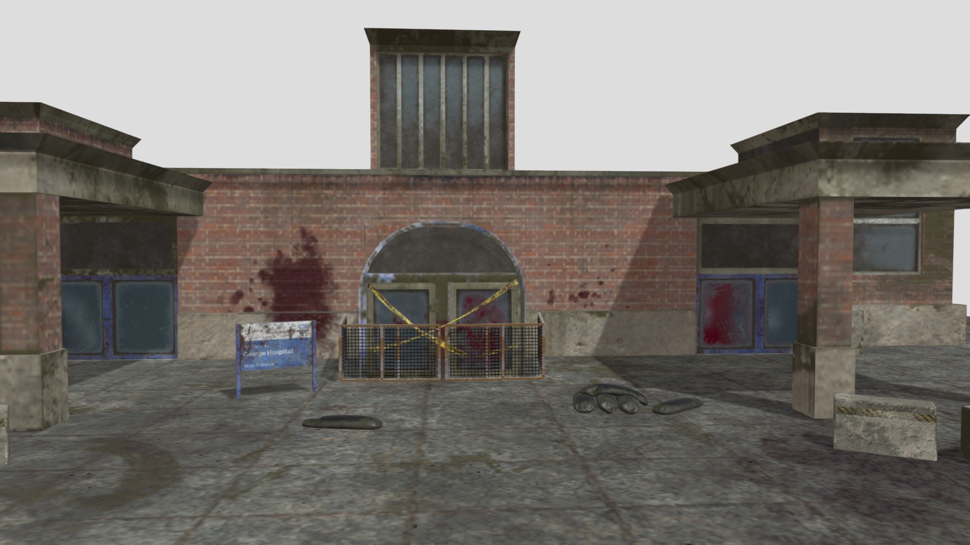 Zombie Hospital - Download Free 3D model by A9908244 [a4cb79a] - Sketchfab