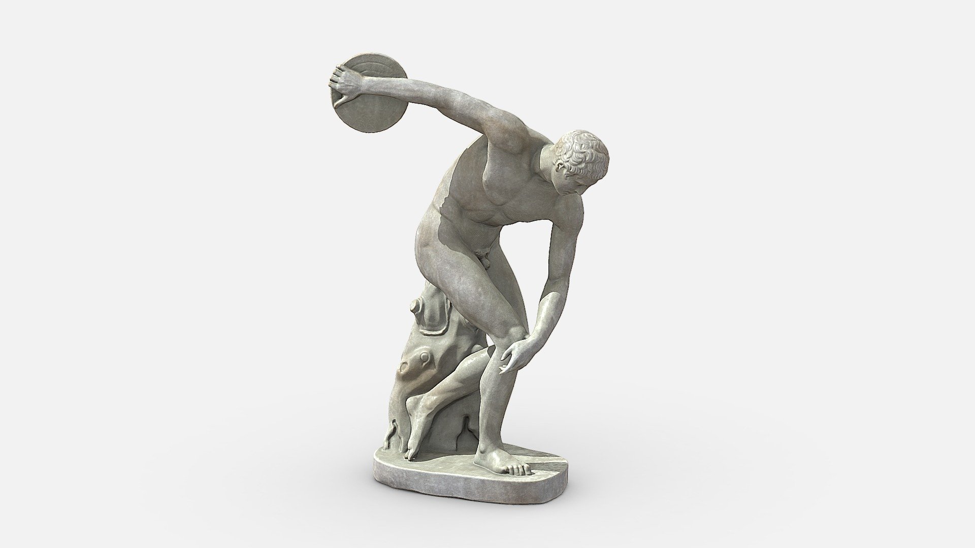 Discobolus / Sculpture / 3D model - Buy Royalty Free 3D model by ...