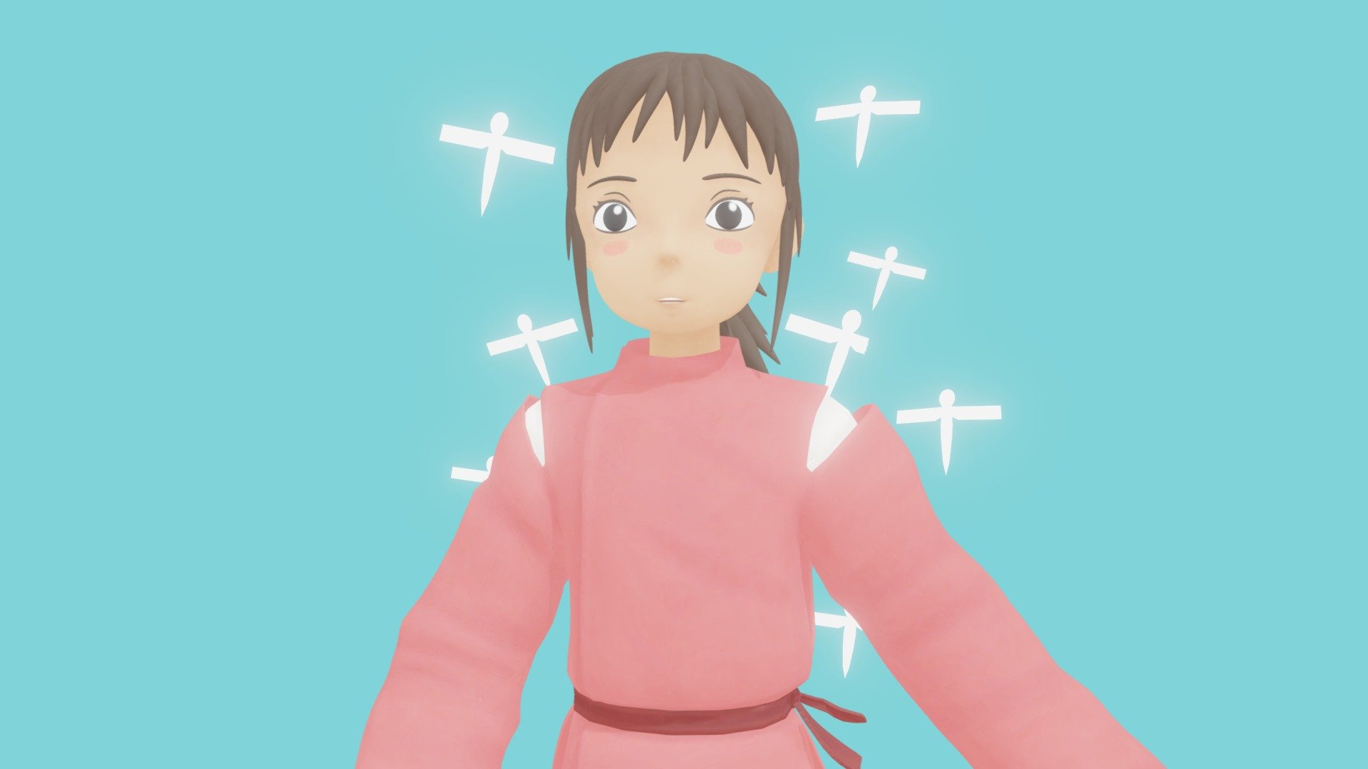 Chihiro Ogino Spirited Away - Download Free 3D model by Tara Turu ...