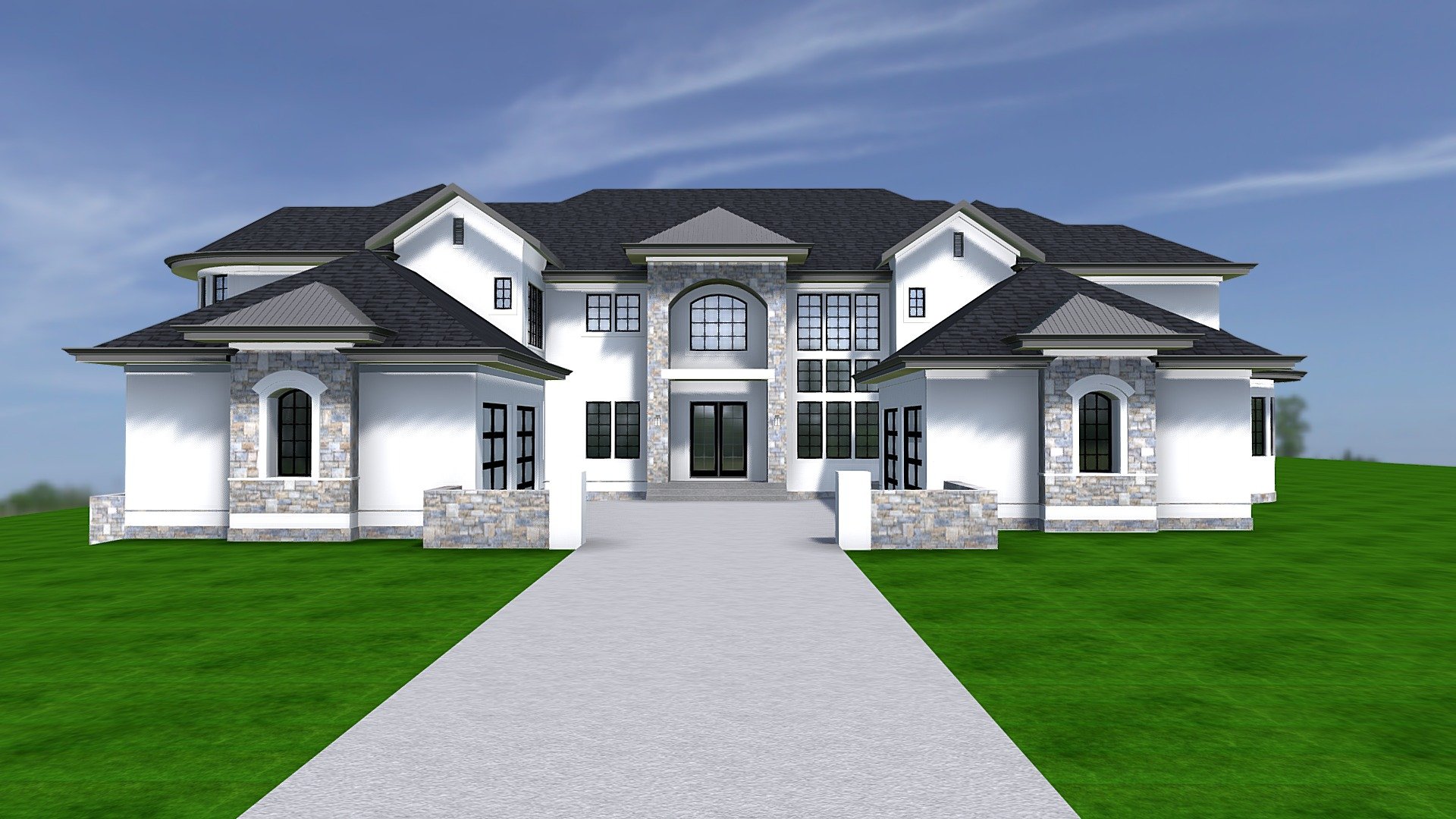 Horsley - 360 spin model of 3D house - 3D model by Render3DQuick ...