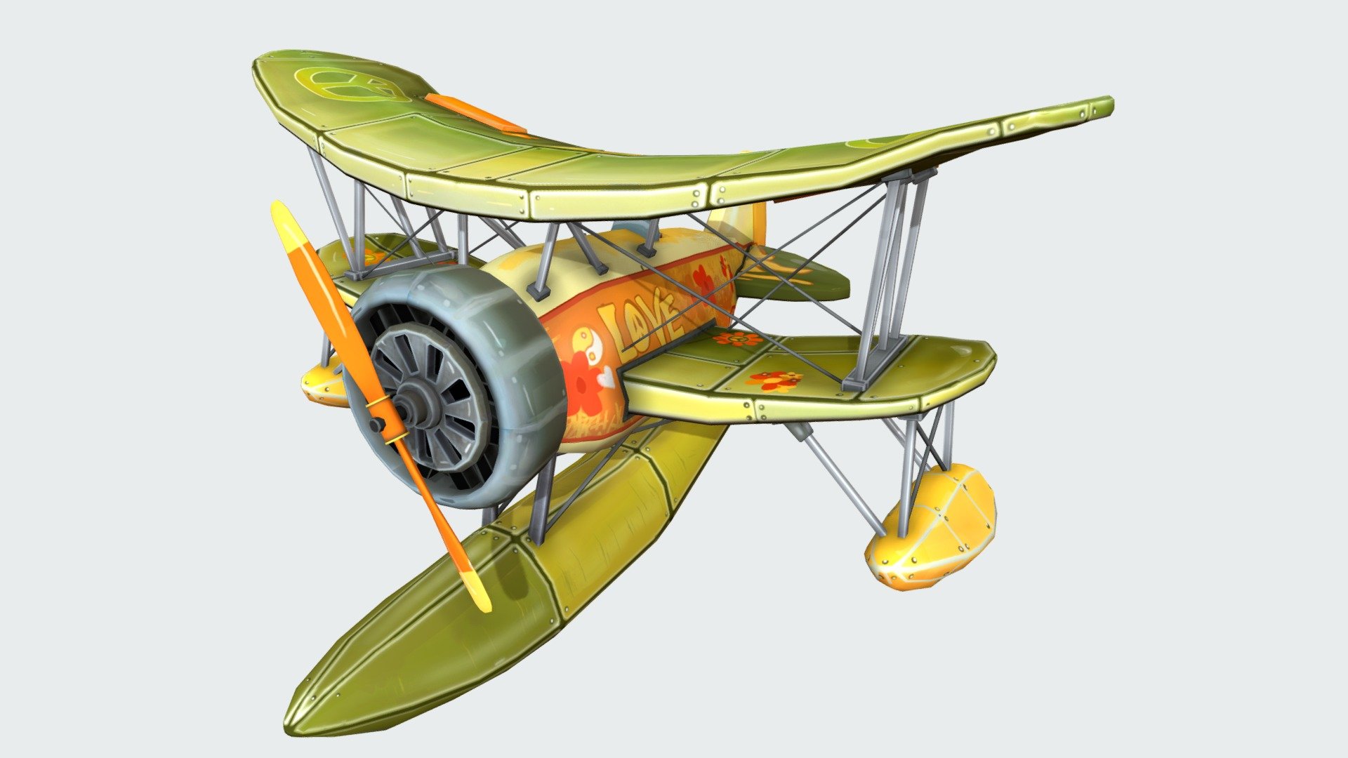 Flying circus Game Art - 3D model by Marjolein (@marjolnv) [a4cf271 ...