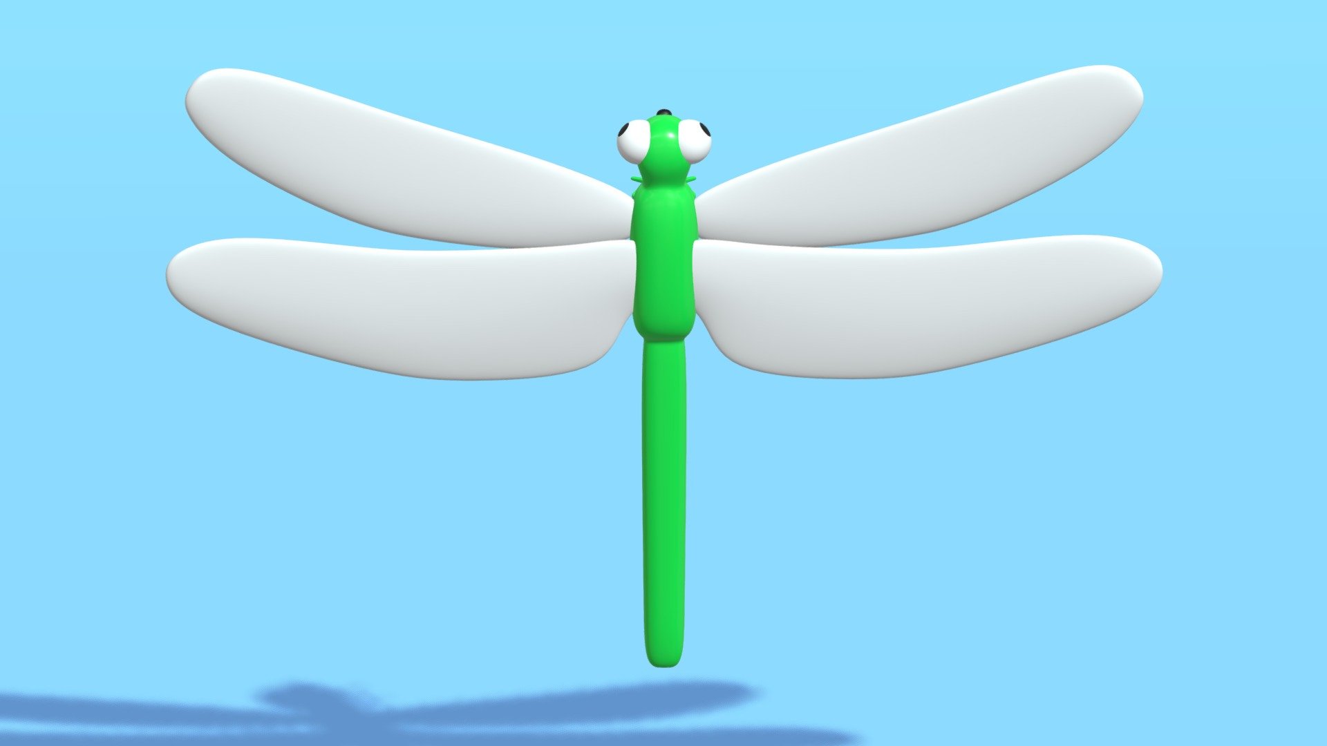 Cartoon Cute Dragonfly Toy - Buy Royalty Free 3D model by Philip Storm ...