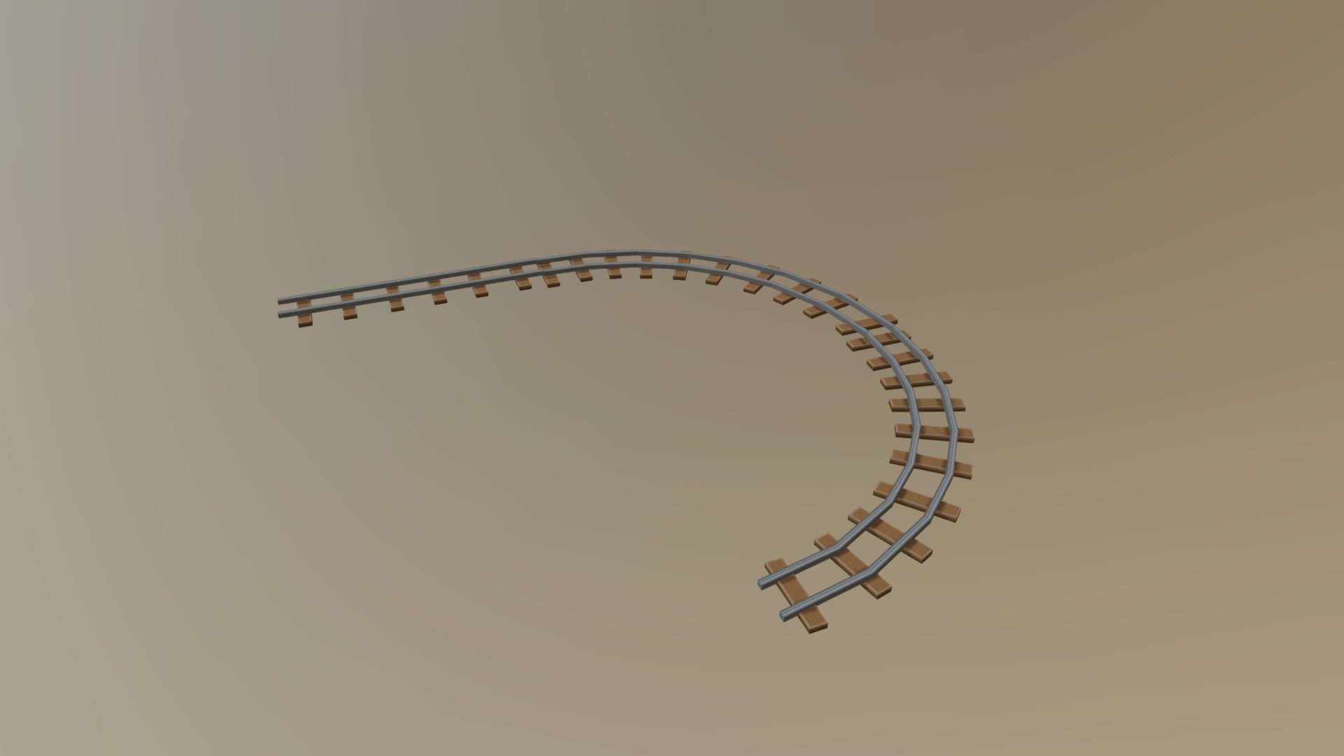 Train Rails - 3D model by MB TRADEDEAL (@mbtradedeal) [a4d3a96] - Sketchfab
