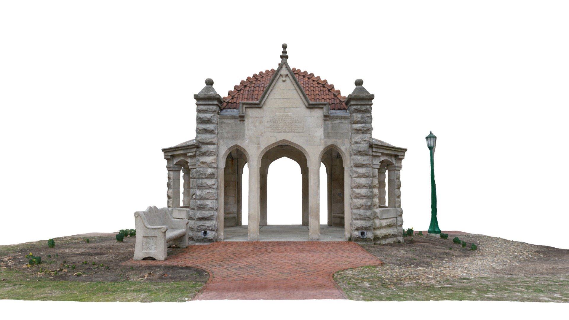 Rose Well House, Indiana University Bloomington - 3D model by IU3D ...