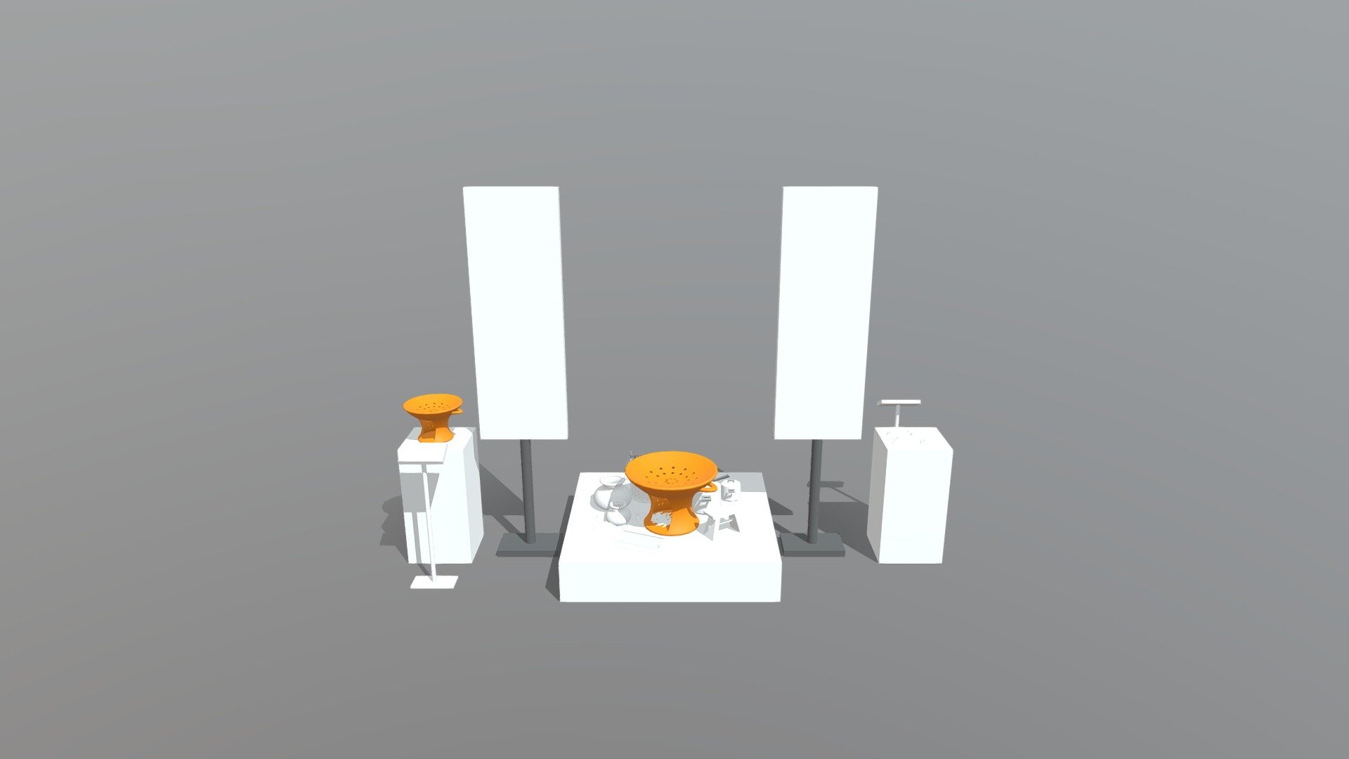 Exhibition Display - 3D model by assyifadewiayunda [a4d4511] - Sketchfab