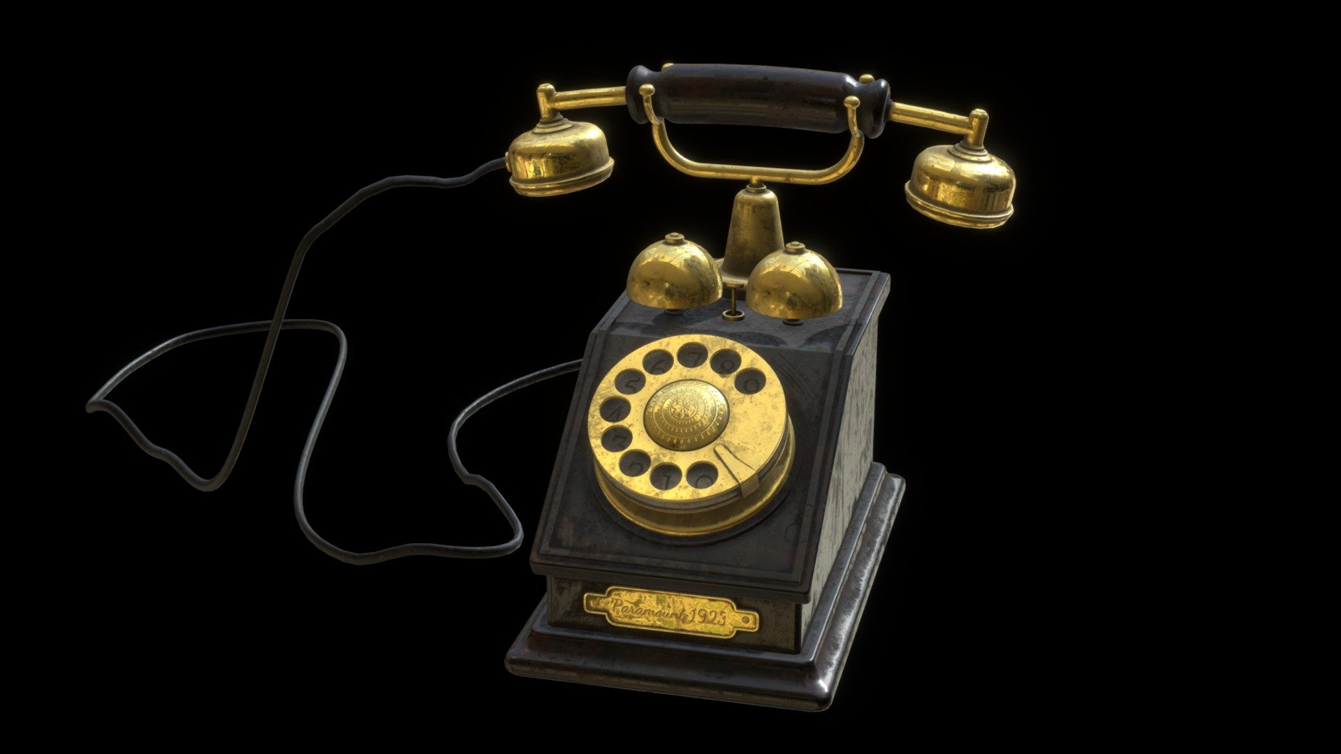 antique_telephone_high_poly - Download Free 3D model by Brido [a4d50ea ...