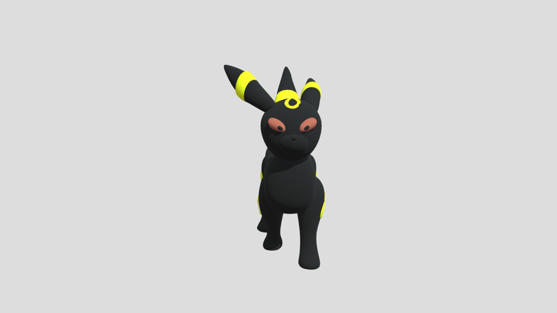 POKEMON UMBREON-fbx - 3D model by brendha.oliveira [a4d6a8b] - Sketchfab