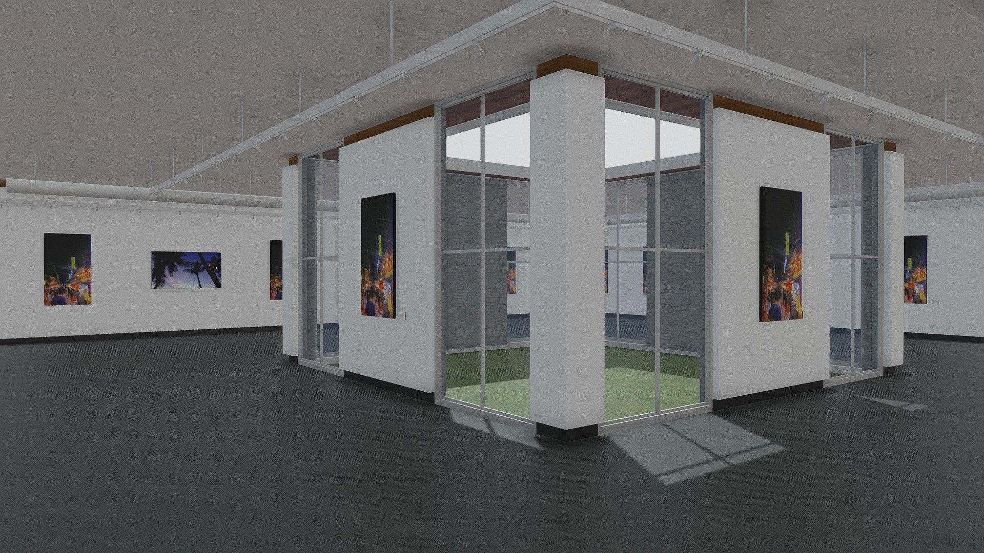 VR Art Gallery Space - The Cube Concept - UE4 - Buy Royalty Free 3D ...