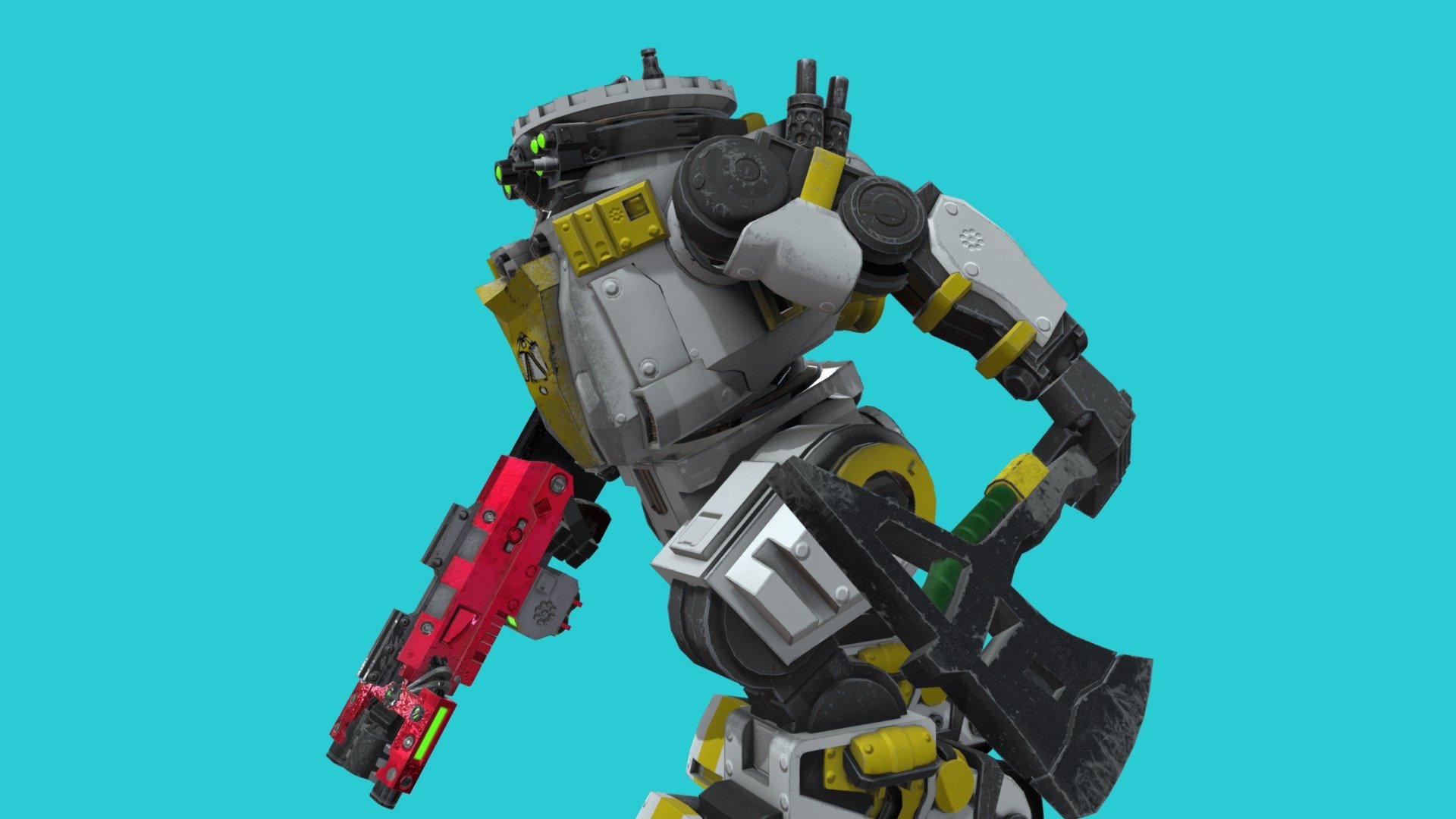 "Rook" Vertical Mining Suit - Melee - 3D model by James0ng [a4d89c4 ...