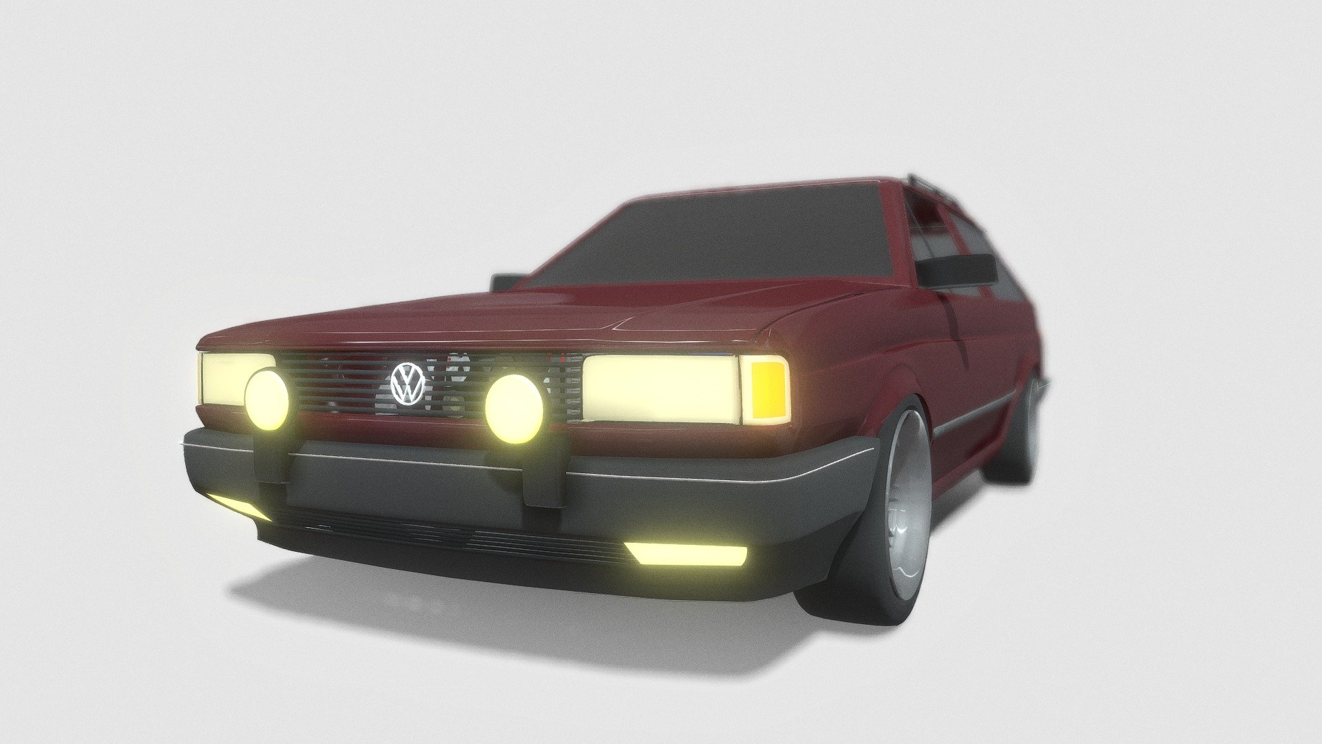 Parati 1992 cl Turbo - 3D model by Ruan_Carlos [a4d9bce] - Sketchfab