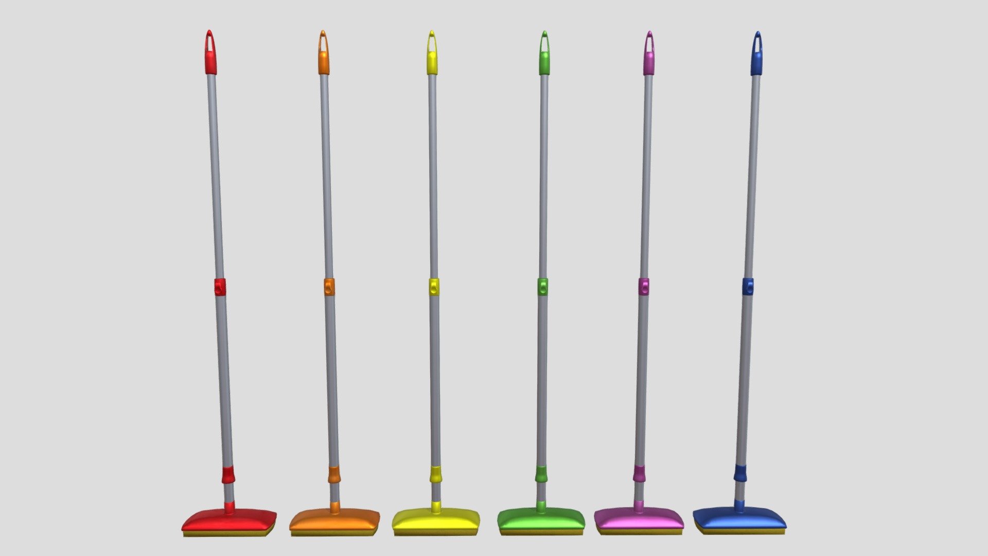 Multicolored Mop FREE High Poly - Download Free 3D model by ...