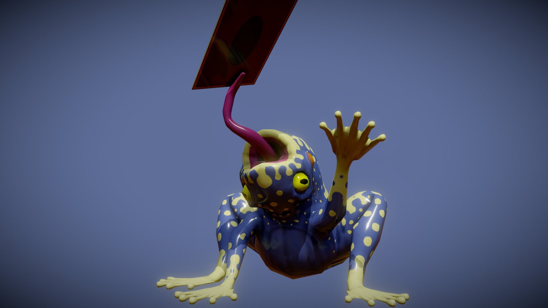 Flip Flop Frog - 3D model by AbethGrimshaw [a4dbdb4] - Sketchfab