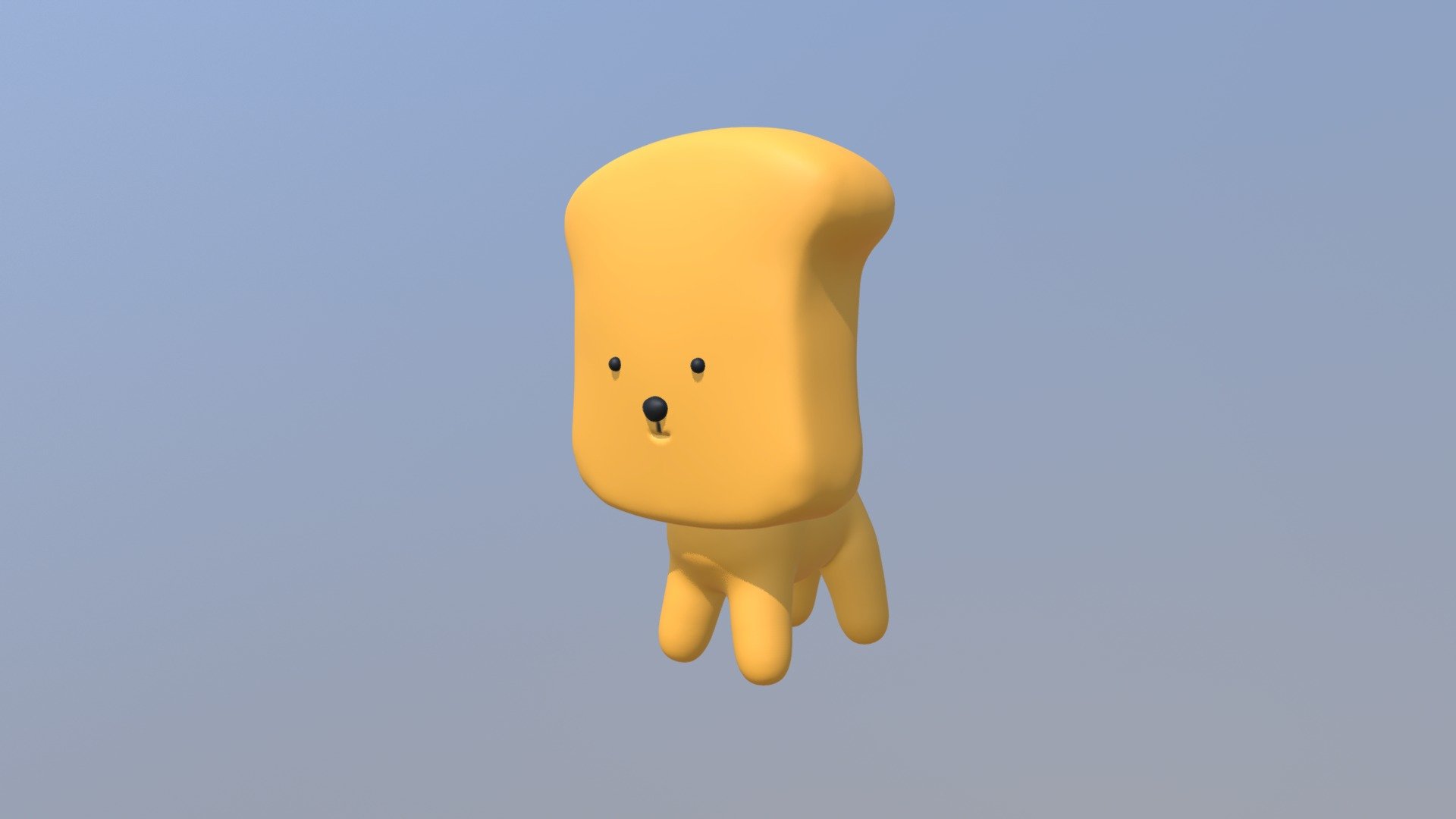 Toast dog - 3D model by godway [a4dc5ae] - Sketchfab