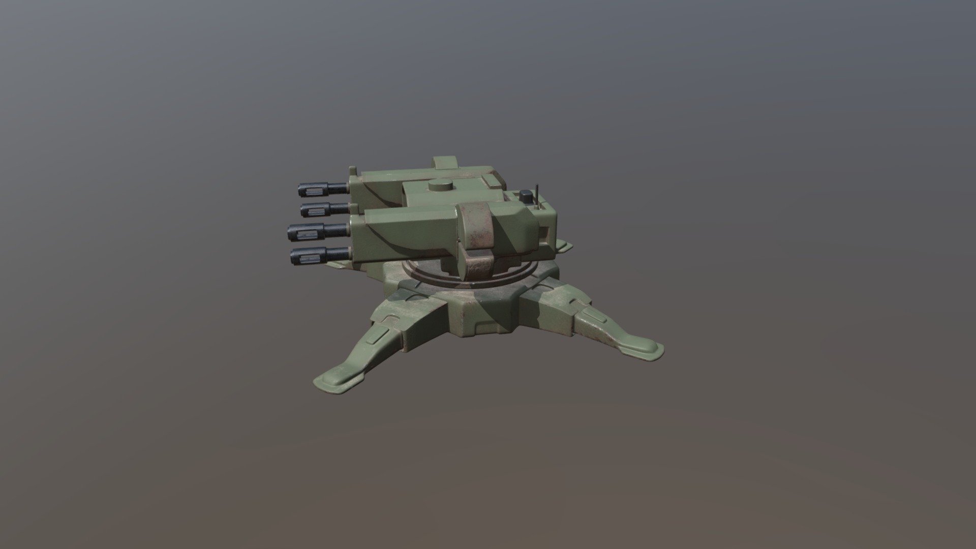 Turret - Download Free 3D model by piv.home [a4dcb07] - Sketchfab