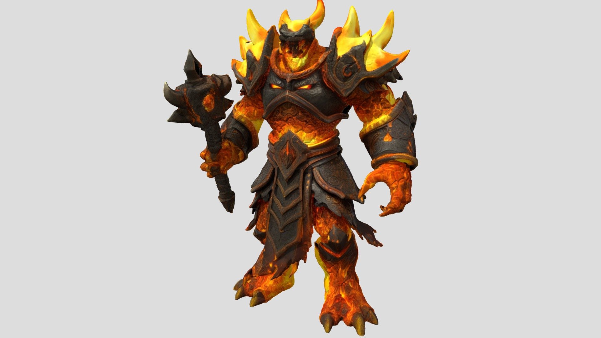 Ragnaros - World of Warcraft - Download Free 3D model by Brian ...