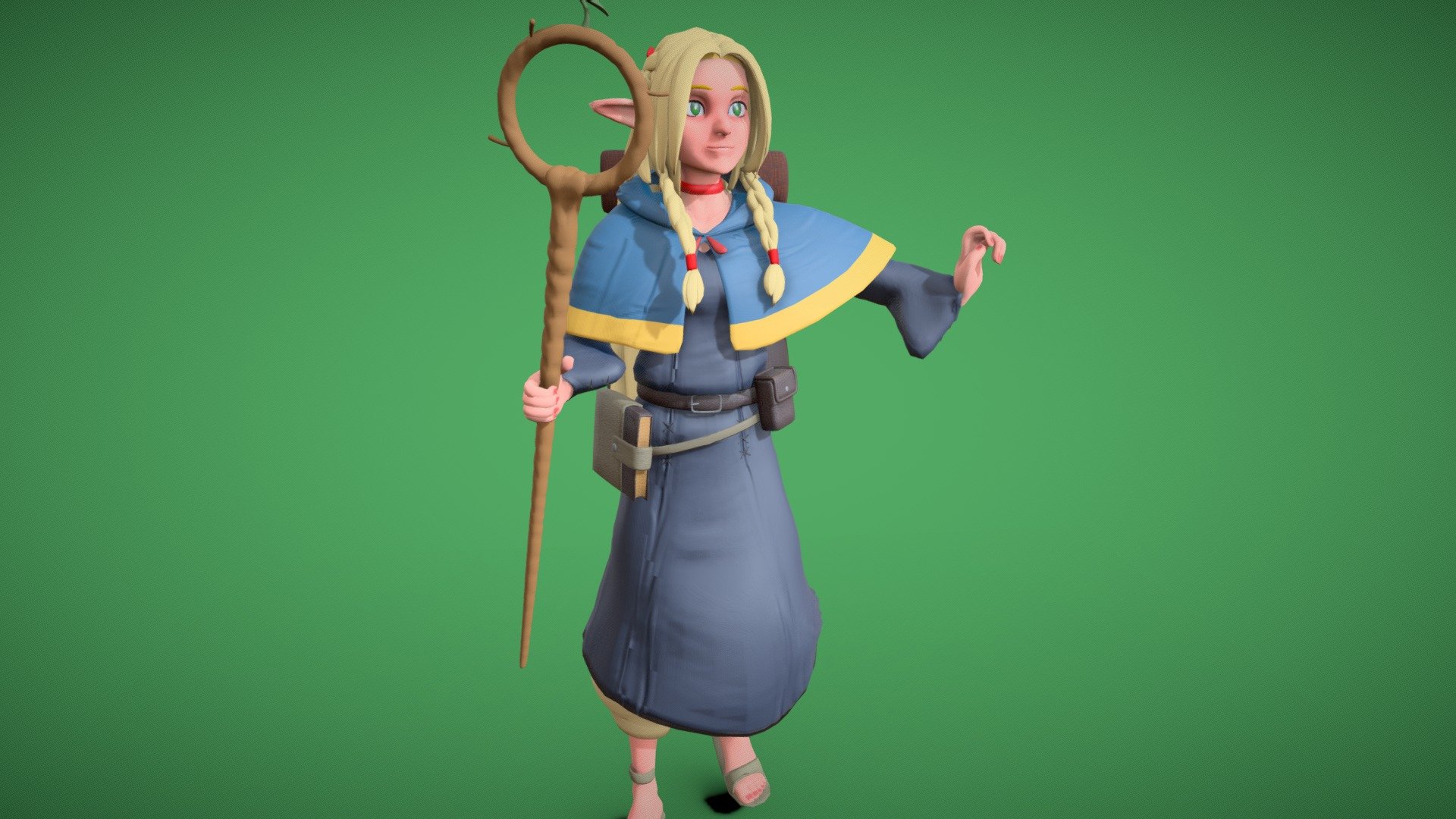 Marcille - Dungeon Meshi | GameReady | UE5 - Download Free 3D model by ...
