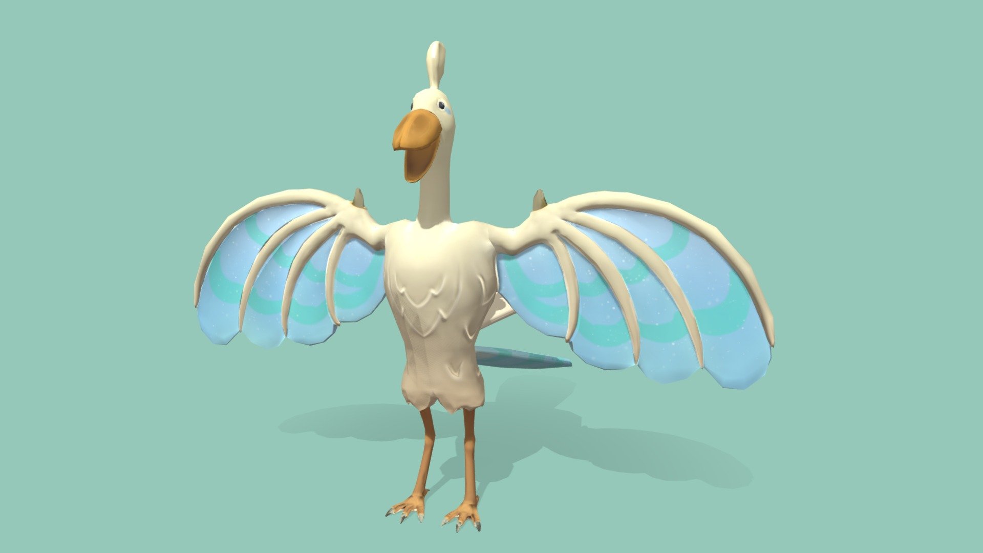 Bird Creature - 3D model by Cheyenne Rizzo (@CheyenneRizzo) [a4e6195 ...