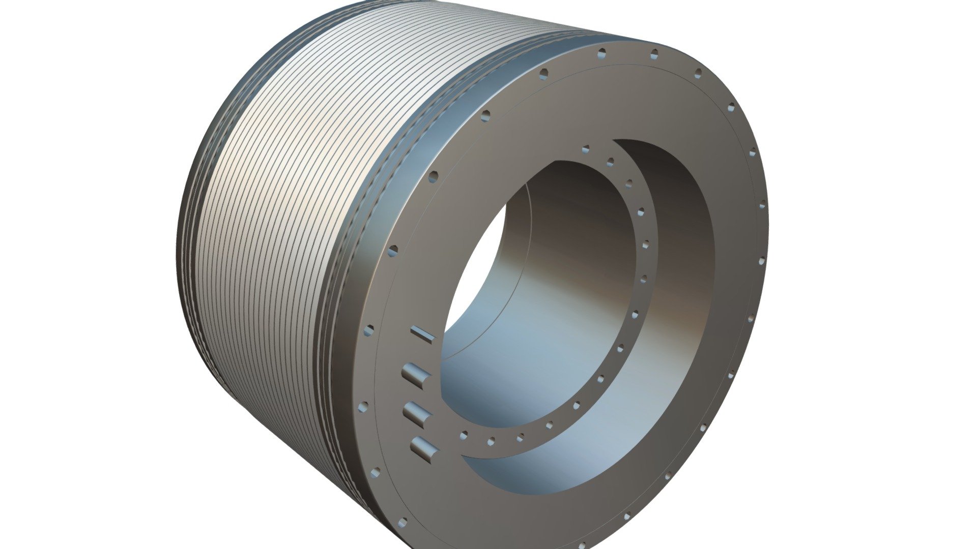 Direct Drive Torque Motor (Frameless) 2000 - 3D model by Phase_Motion ...