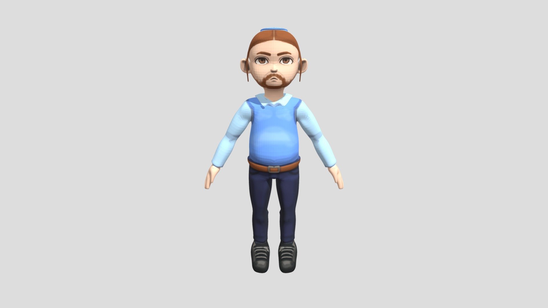 Full Body Jewish Man - Download Free 3D model by singingstranger ...