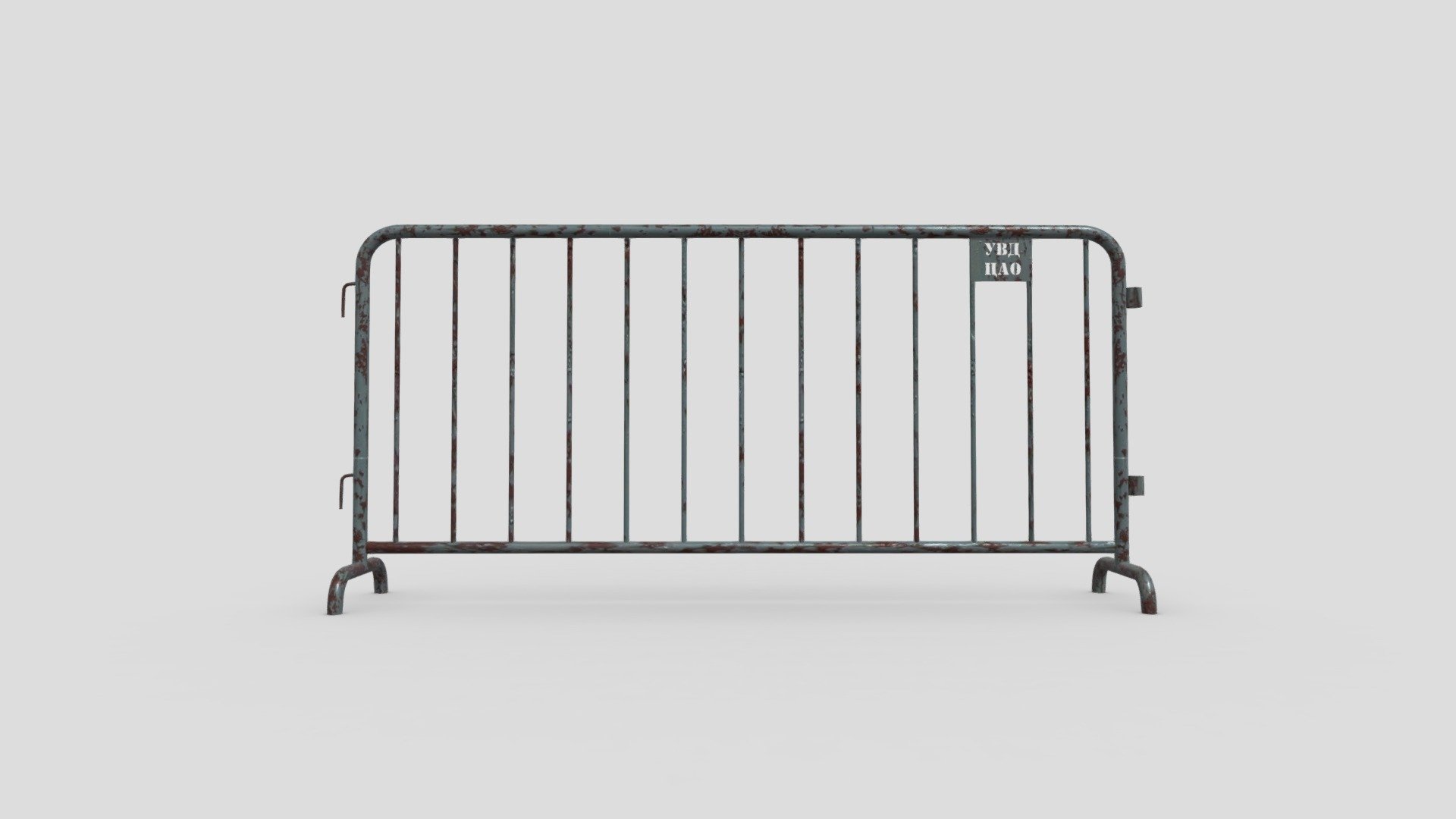 Russian(Msk) UVD Police Fence - 3D model by Mikhail Maksimov (@grifgont ...