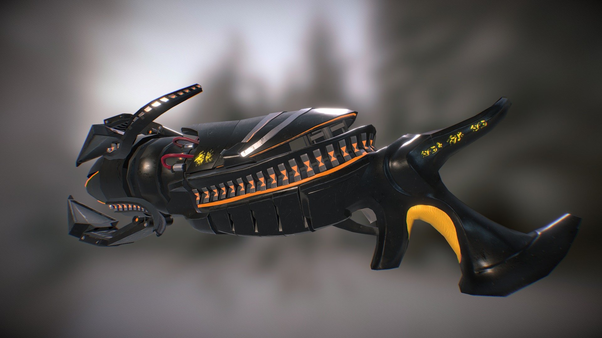 Laser Gun - 3D model by Lexx (@RedPillsDivision) [a4e821c] - Sketchfab