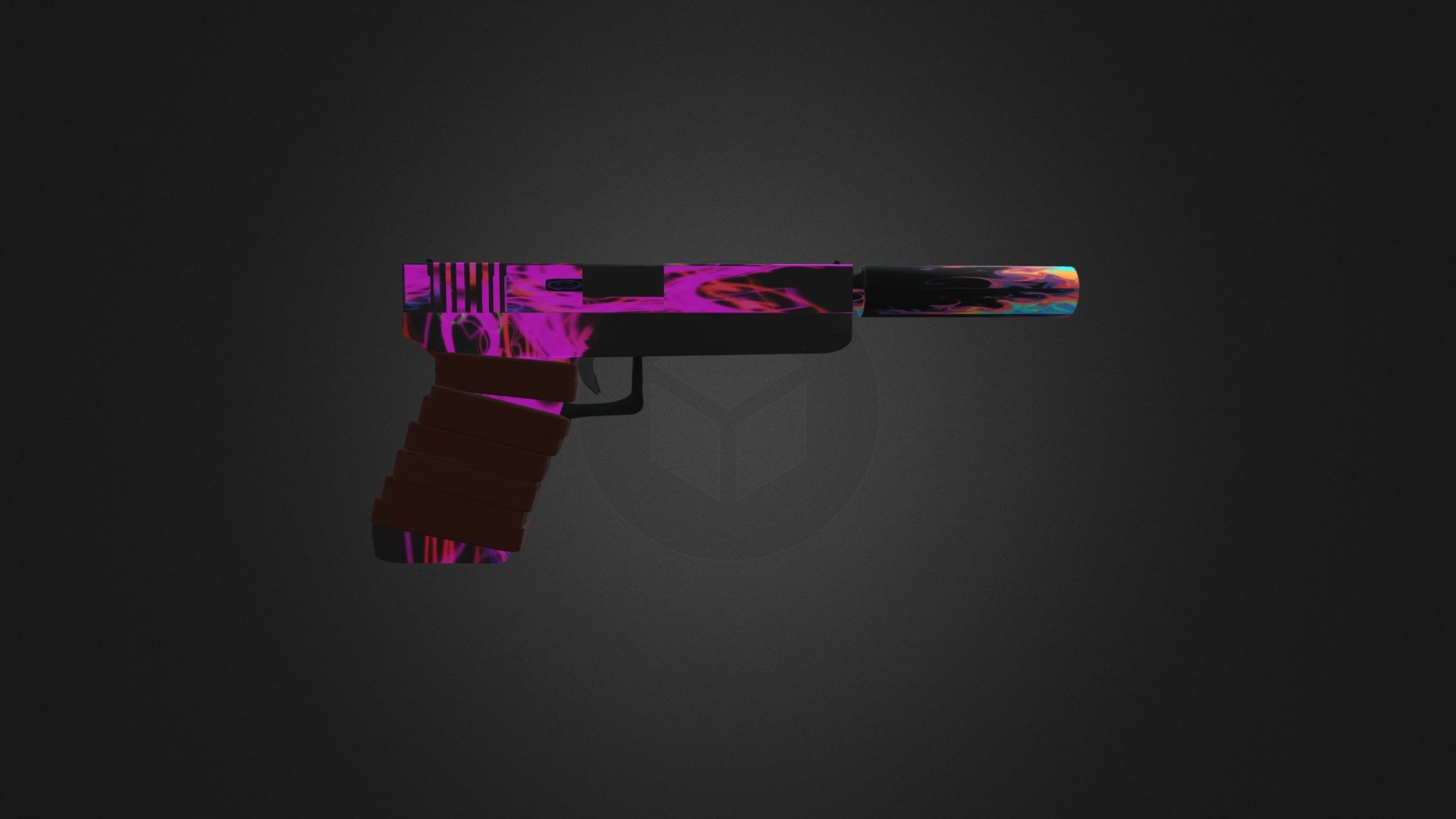 Punk Pistol - Buy Royalty Free 3D model by Henrique777 [a4e8b5e ...