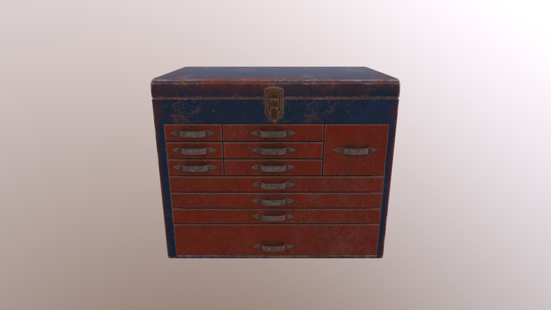 Rusty Toolbox - 3D model by kbbutcherart [a4e8c08] - Sketchfab