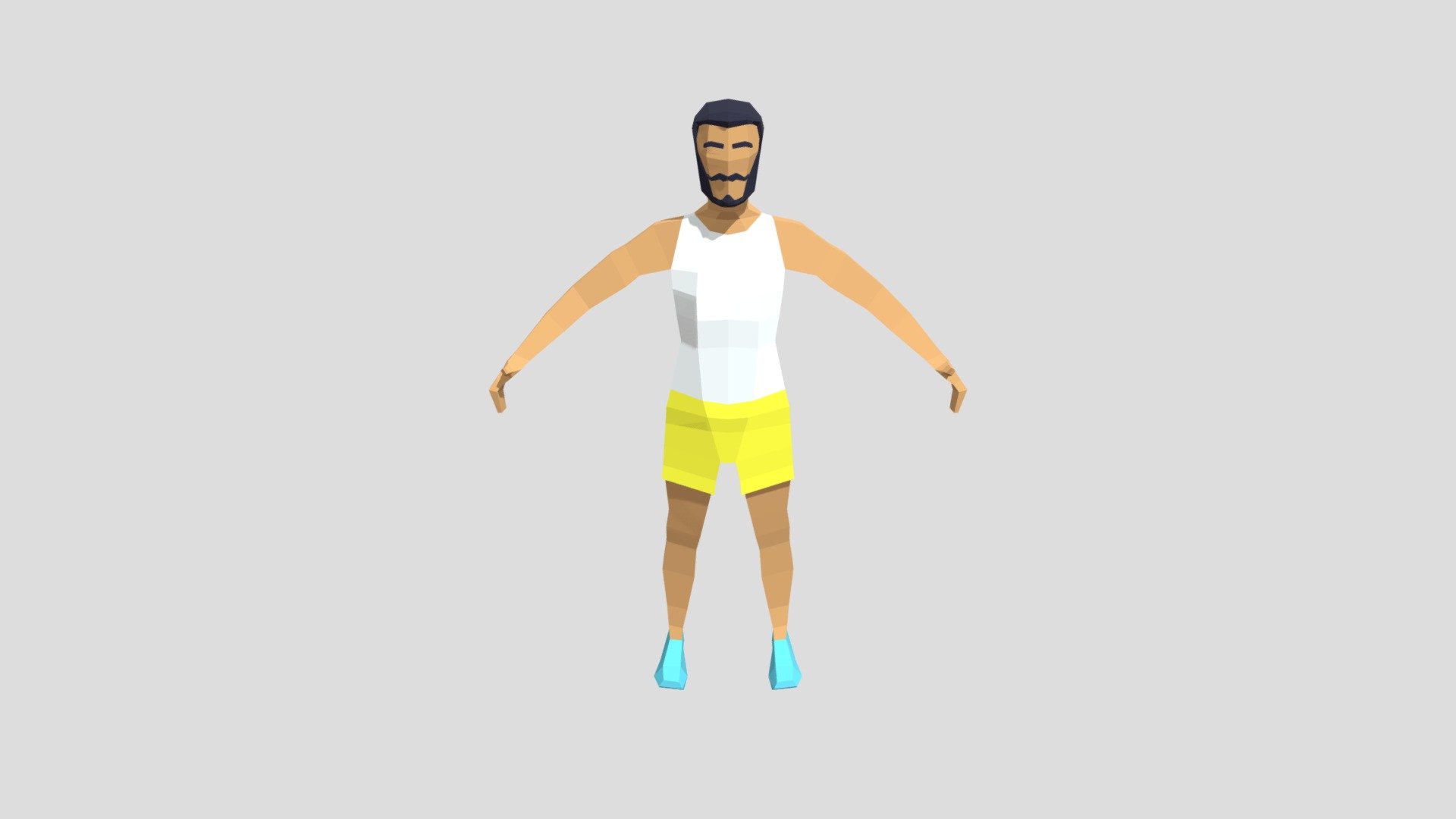 Low Poly Male 01 A - Download Free 3D model by yancharkin [a4ea976 ...