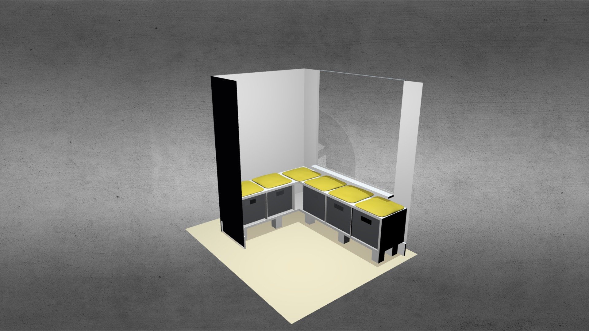 Corner Bench AA - 3D model by AndreAnjos [a4eb170] - Sketchfab