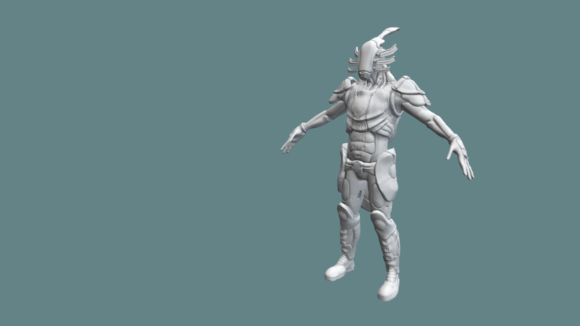 Alien Guard (WIP) - 3D model by Kirkland T. Macy (@Mr_SmileyFace ...