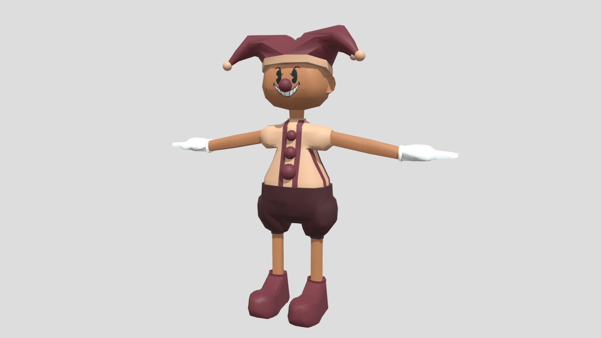 Clown Town: Slappy Clown Model - Download Free 3D model by jblask ...