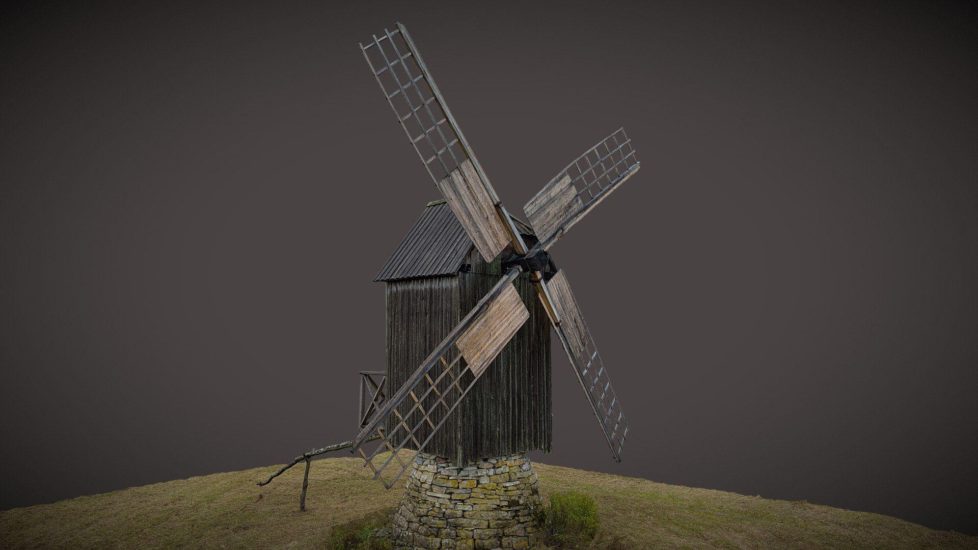 Tooma windmill - 3D model by Saulius.Zaura [a4f00e2] - Sketchfab