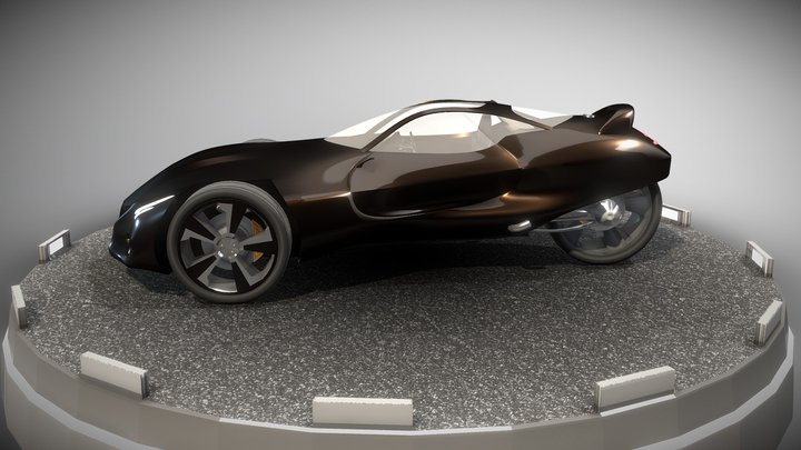 Three-wheeler 3D models - Sketchfab