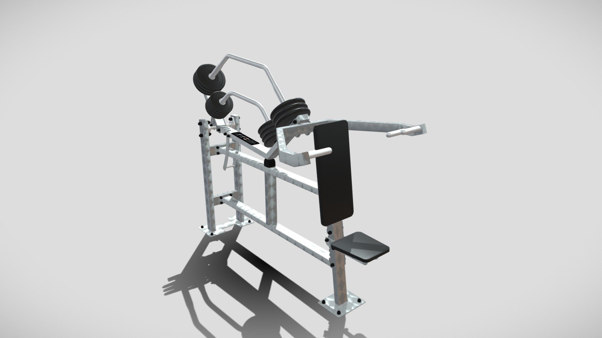 SHOULDER PRESS - 3D model by iveoutdoor [a4f1c30] - Sketchfab
