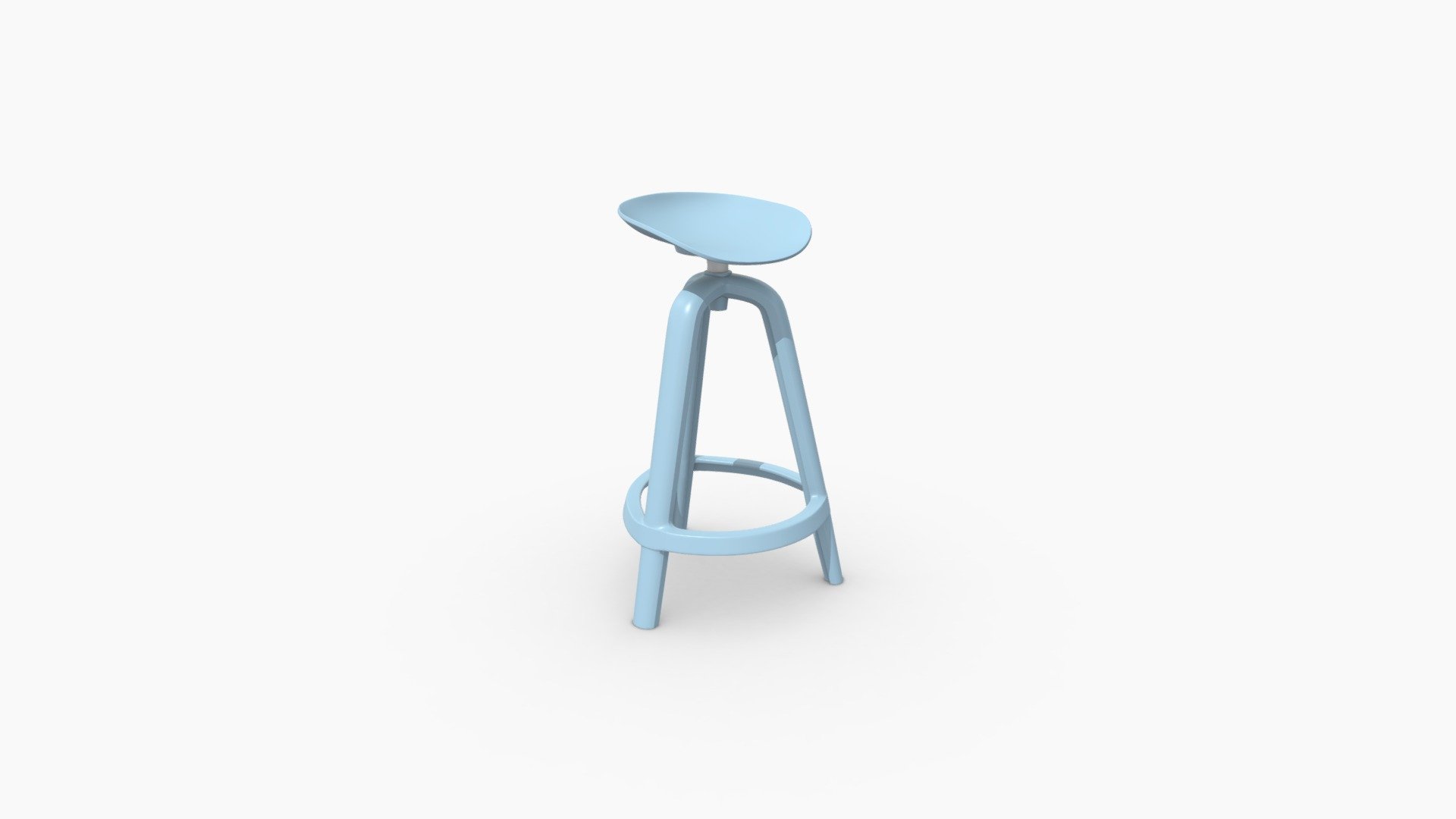 M1290_butacoAltoZenitPlasticoAzul - Buy Royalty Free 3D model by ...
